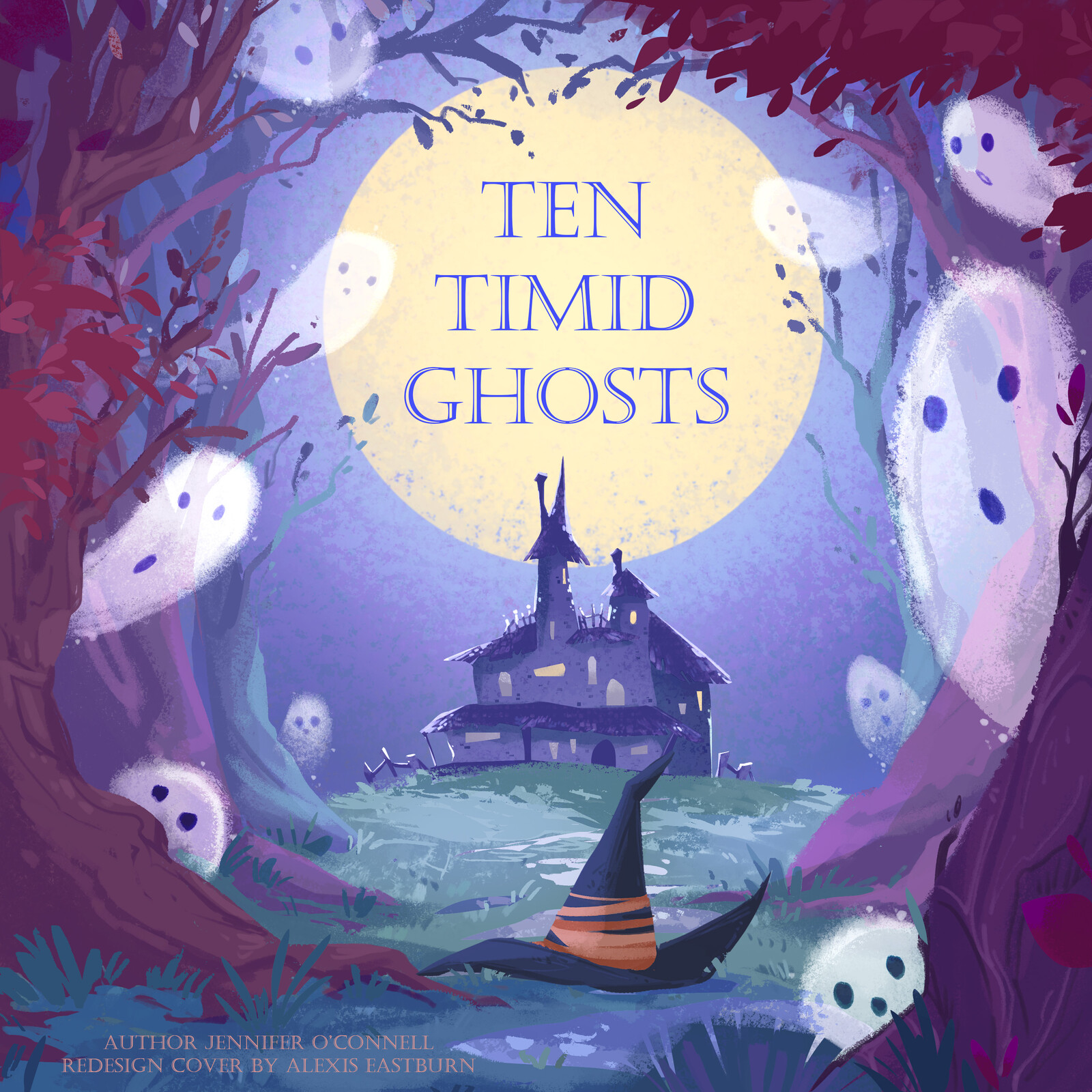 Alexis Eastburn - Ten Timid Ghosts book redesign