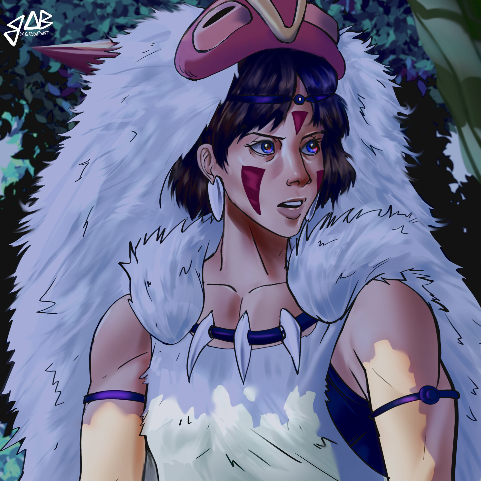 ArtStation - Princess Mononoke fanart