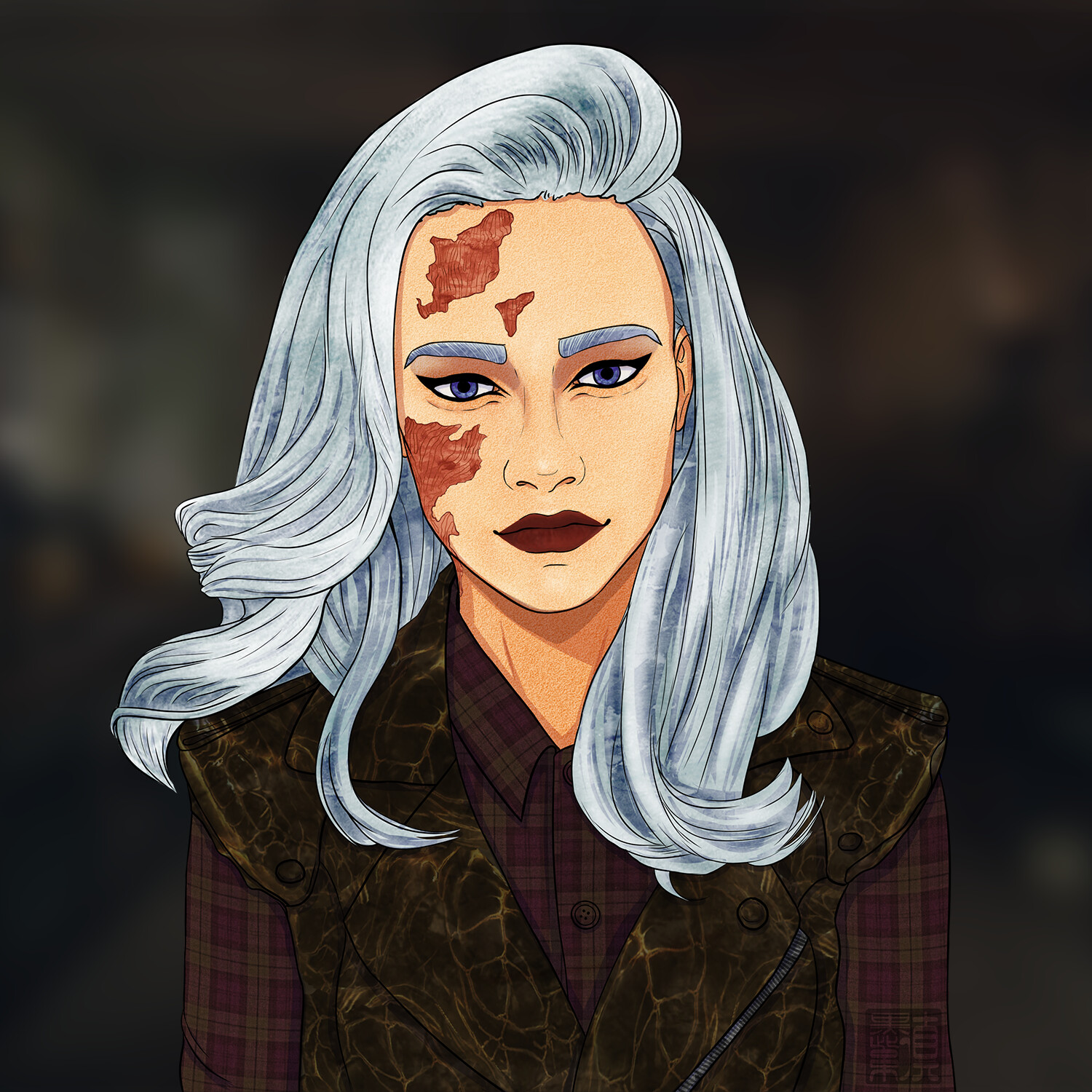 MakkuroMurasaki - Commissioned portraits - Fallout OC Kay