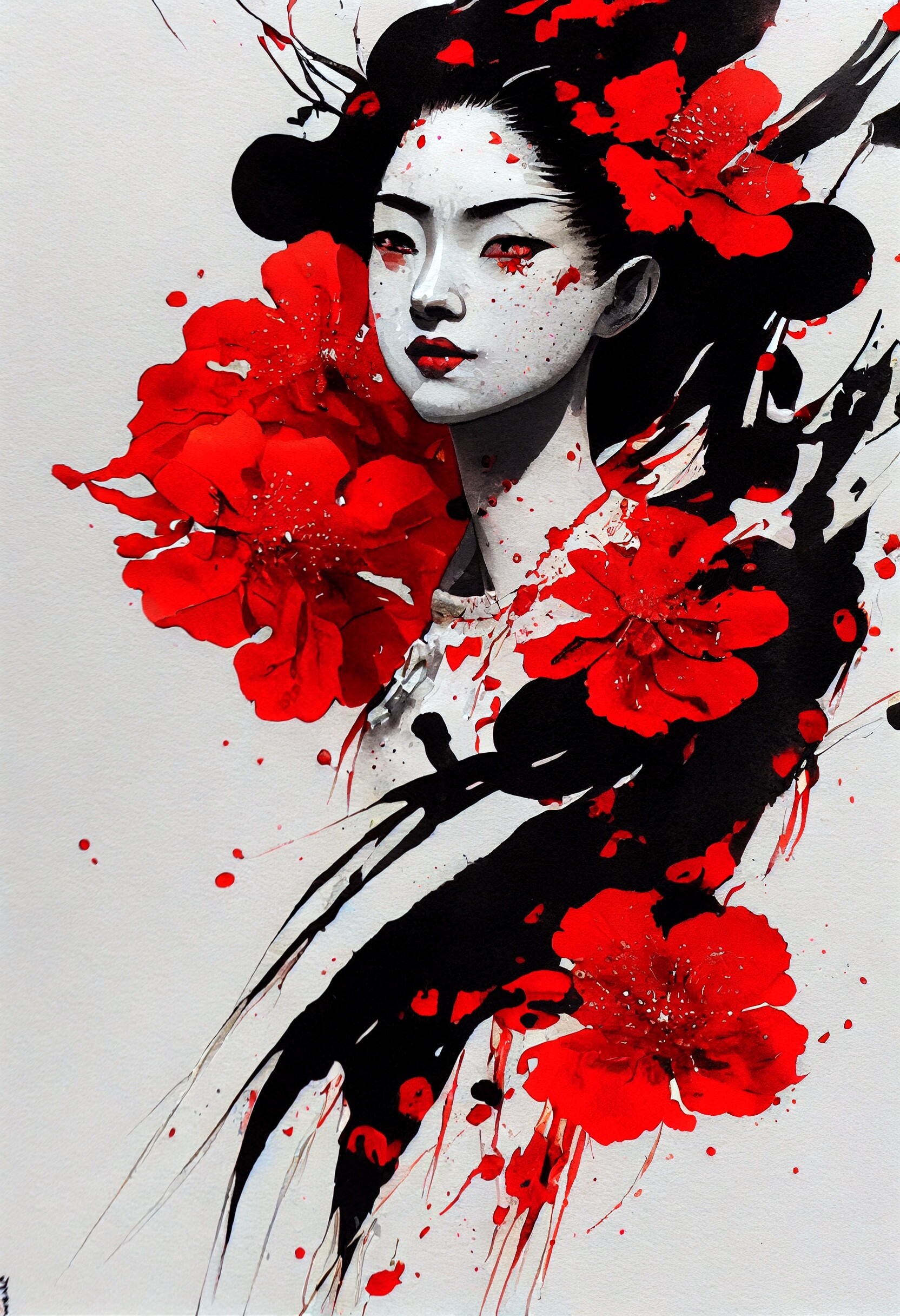 ArtStation - Red Flowers