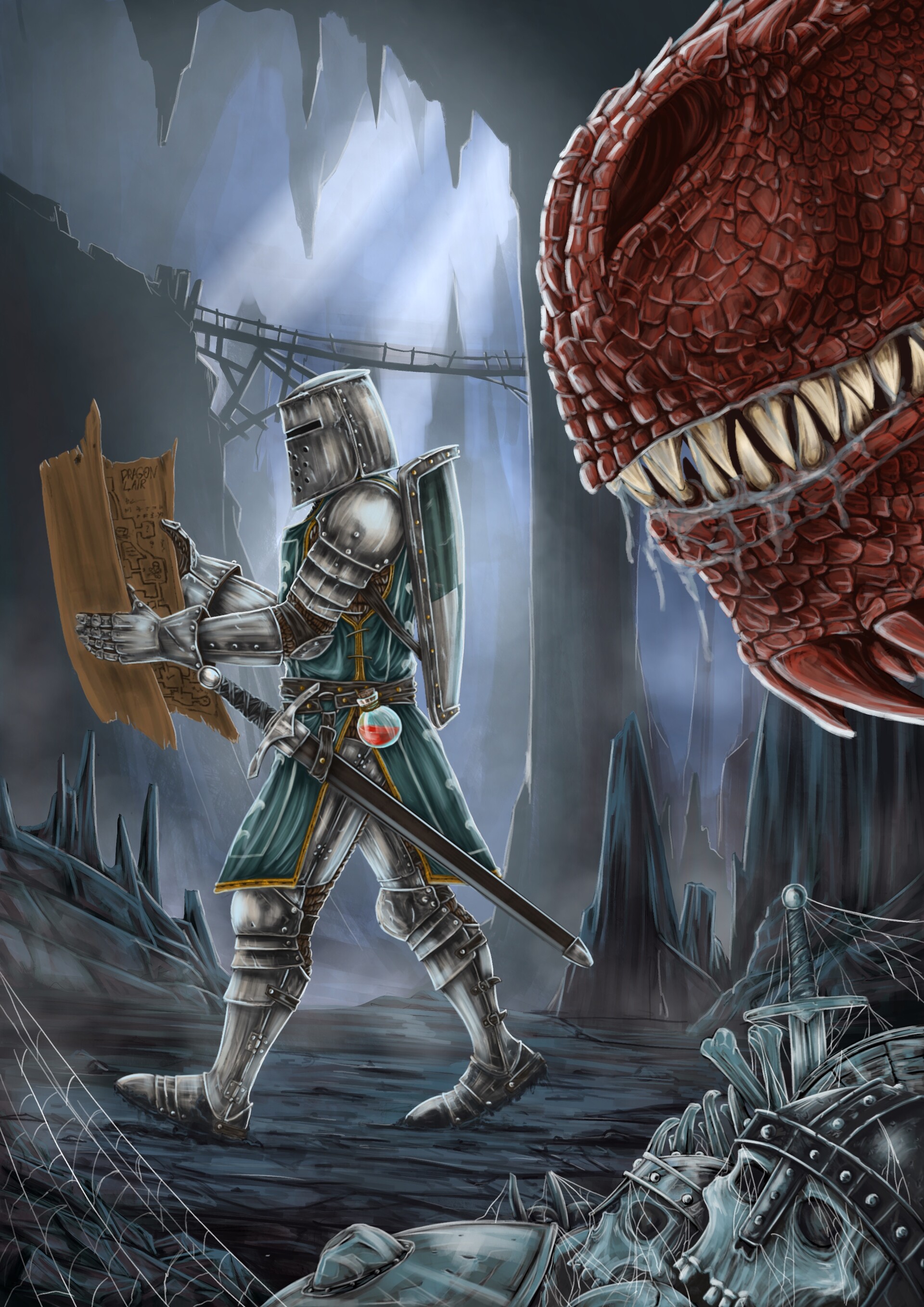 ArtStation - "Unlucky Adventurer"