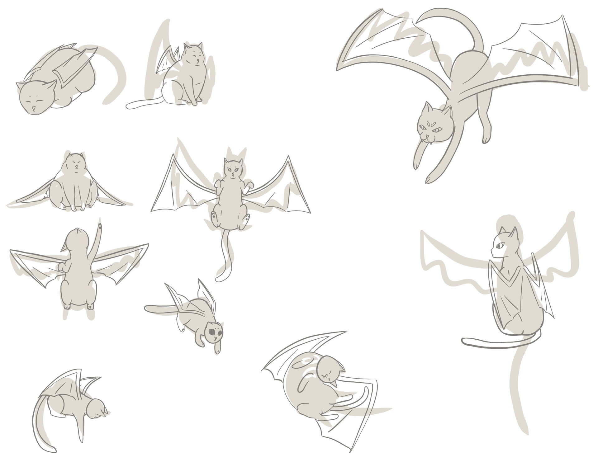 how to draw a cat dragon