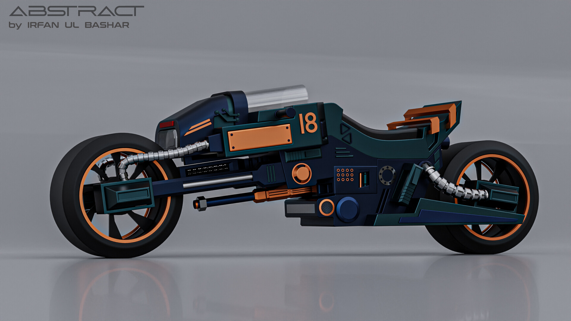 ArtStation - Abstract Bike