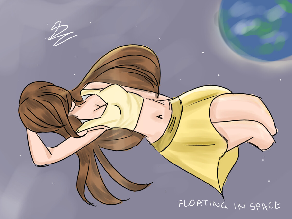 ArtStation - floating in space
