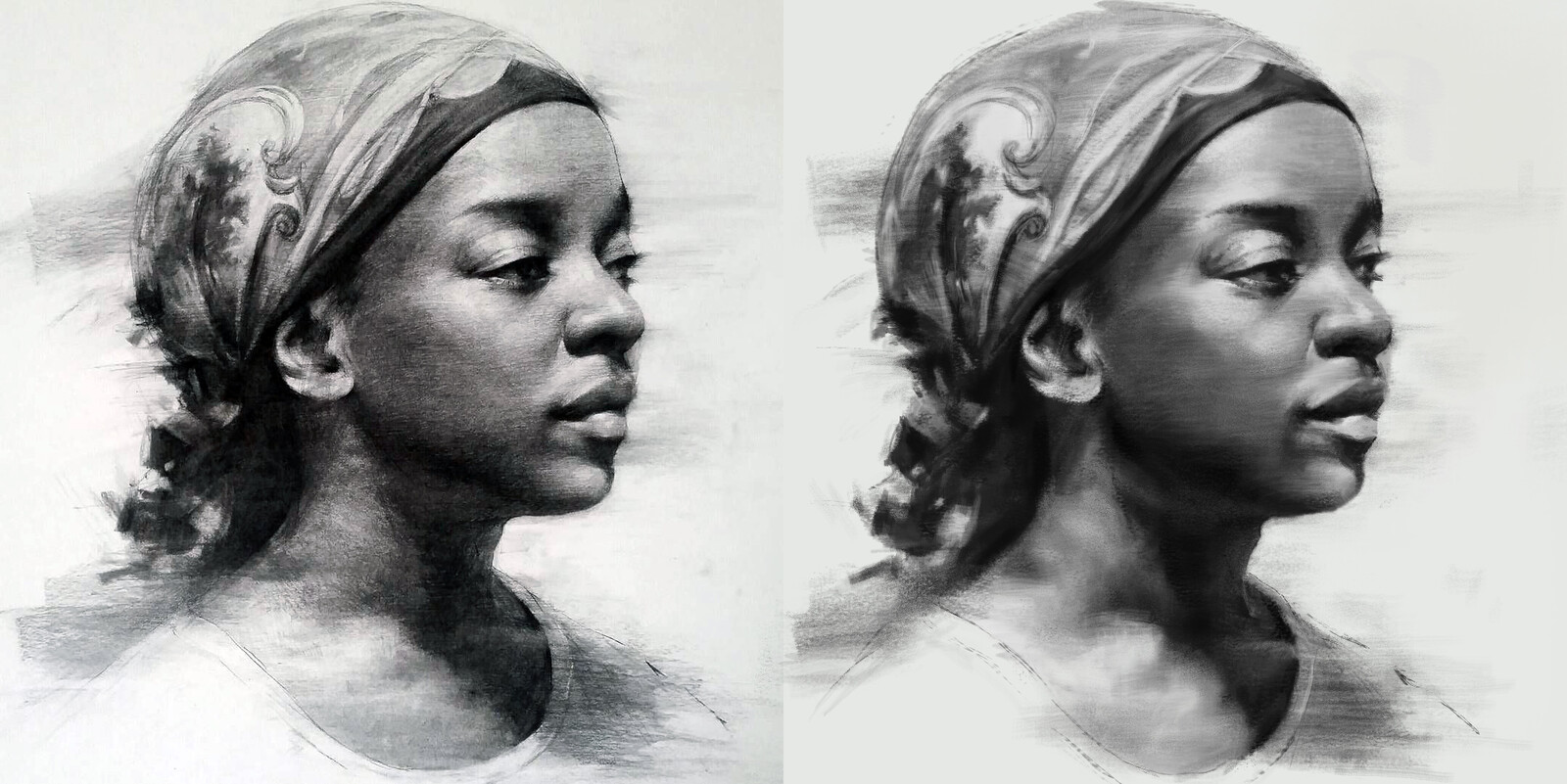 Simi Randhawa - Digital Portrait Study