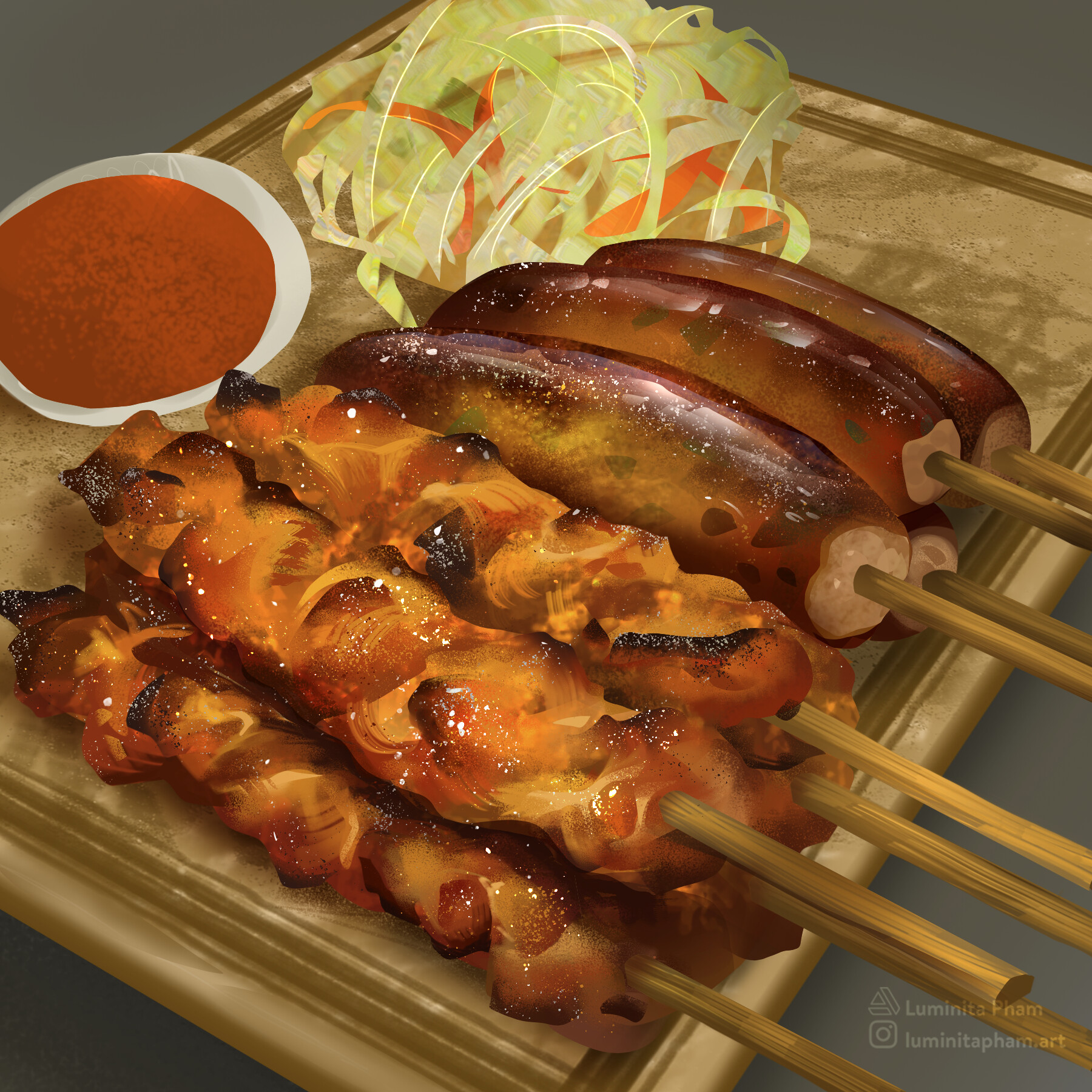 ArtStation - Food studies day 3 - Pork