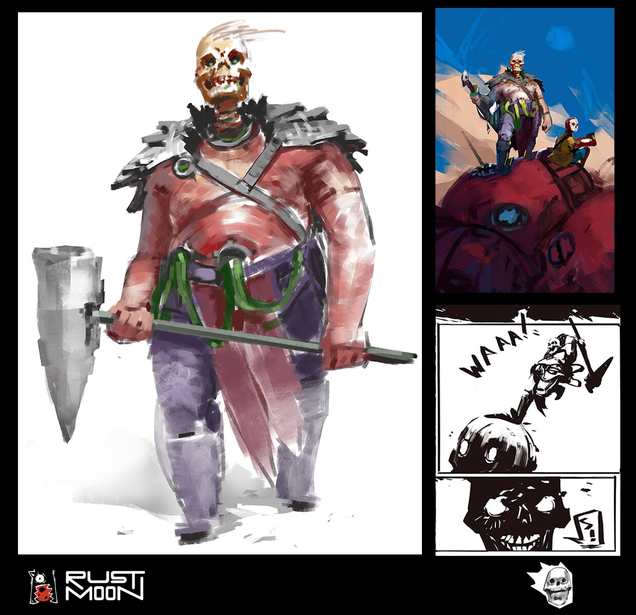 Rust Moon Studios - BadLands Skeleton