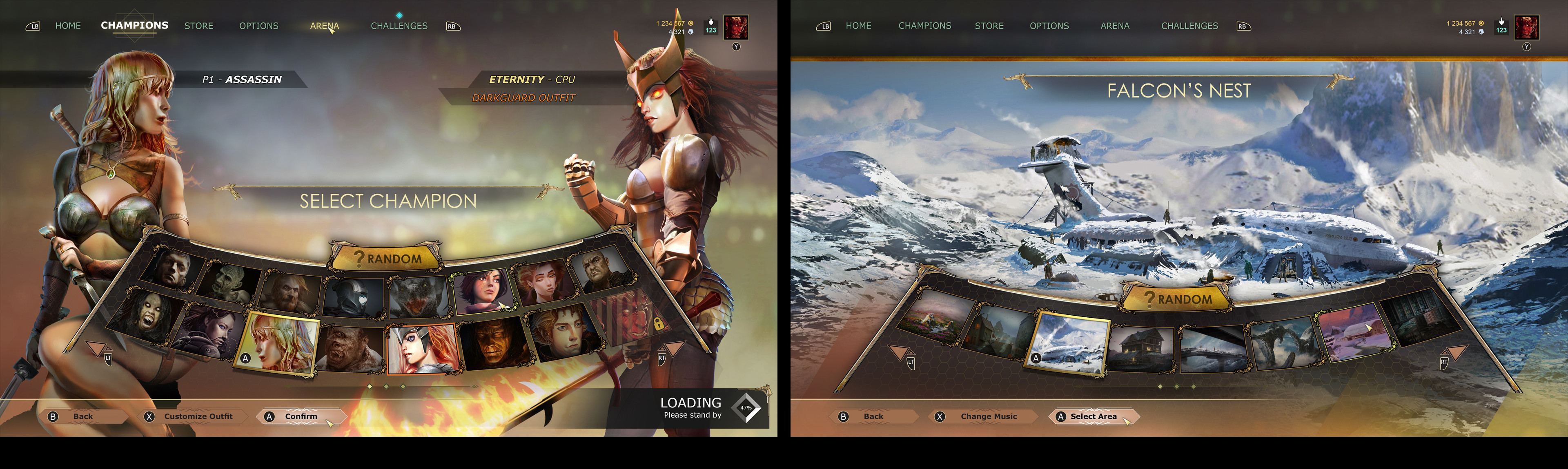 Andrii Shafetov - Portfolio - Fighting Game UI