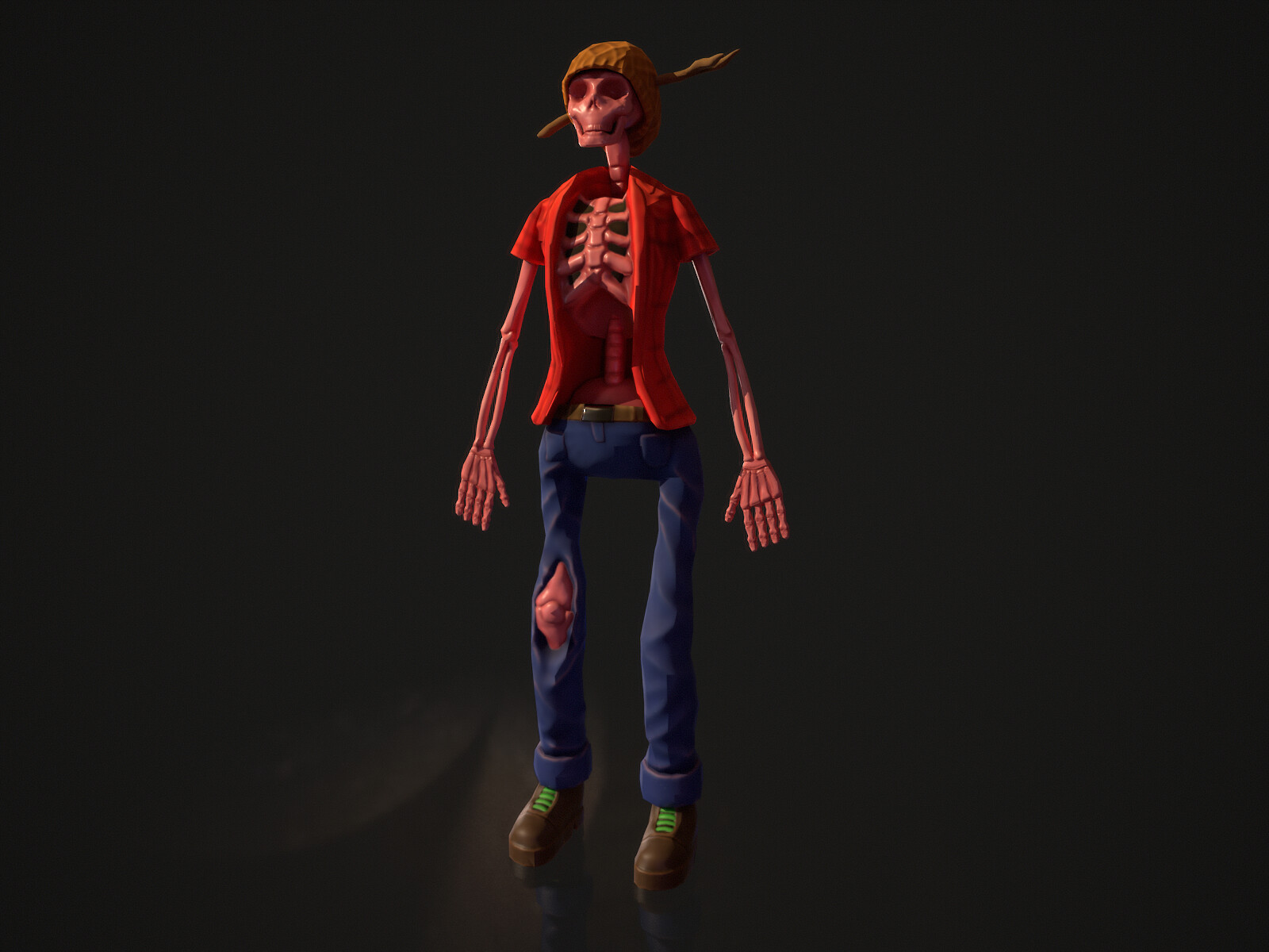 ArtStation - Skeleton Lumberjack