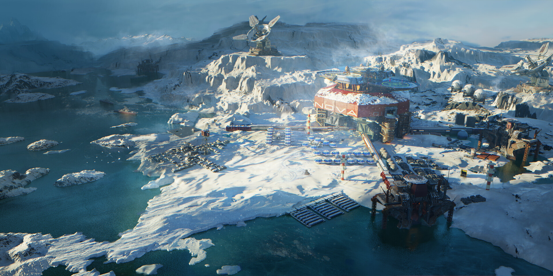 ArtStation - Polar Research Station