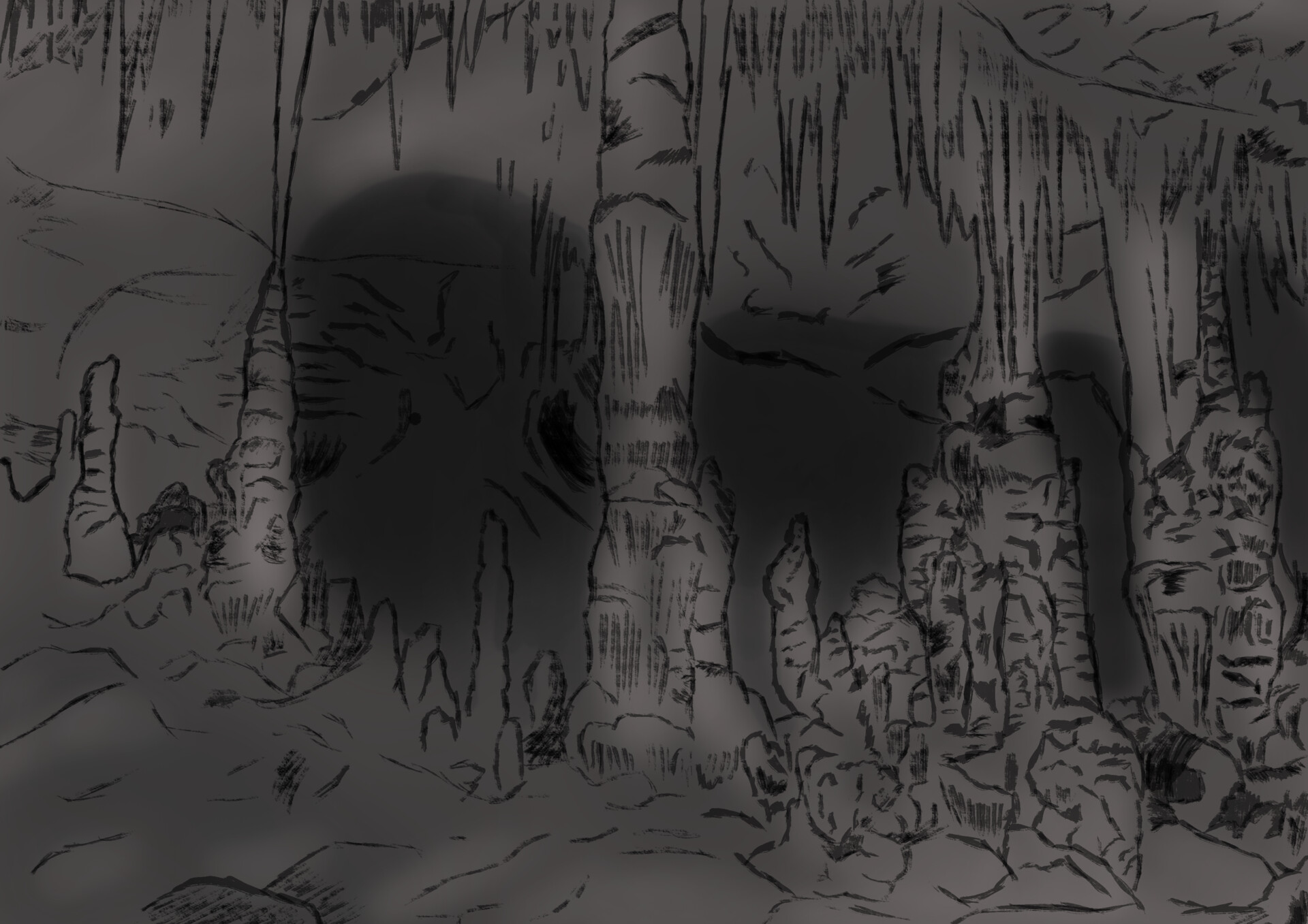 ArtStation - Cave Background