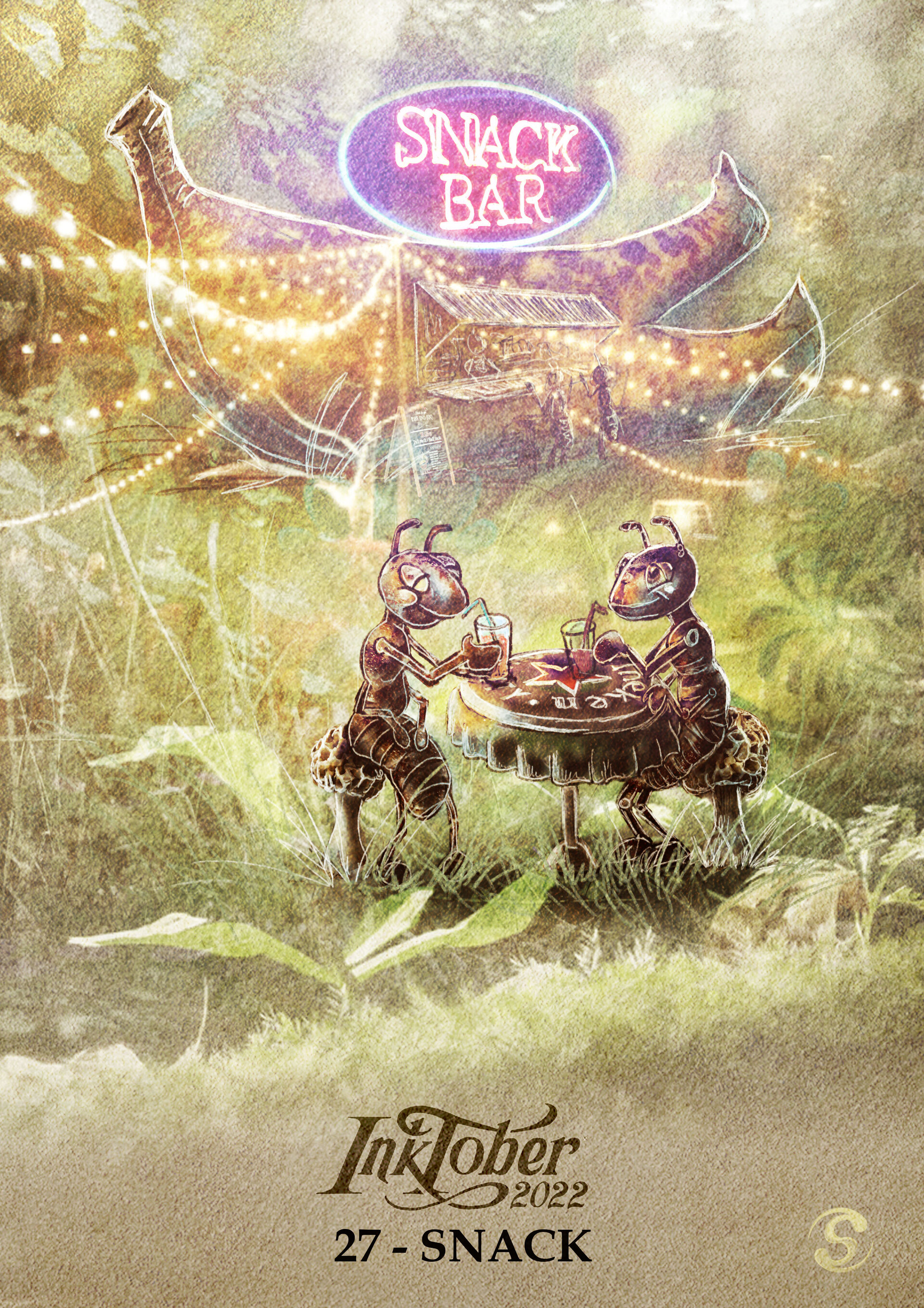 ArtStation - Inktober2022-Stefou-27-snack