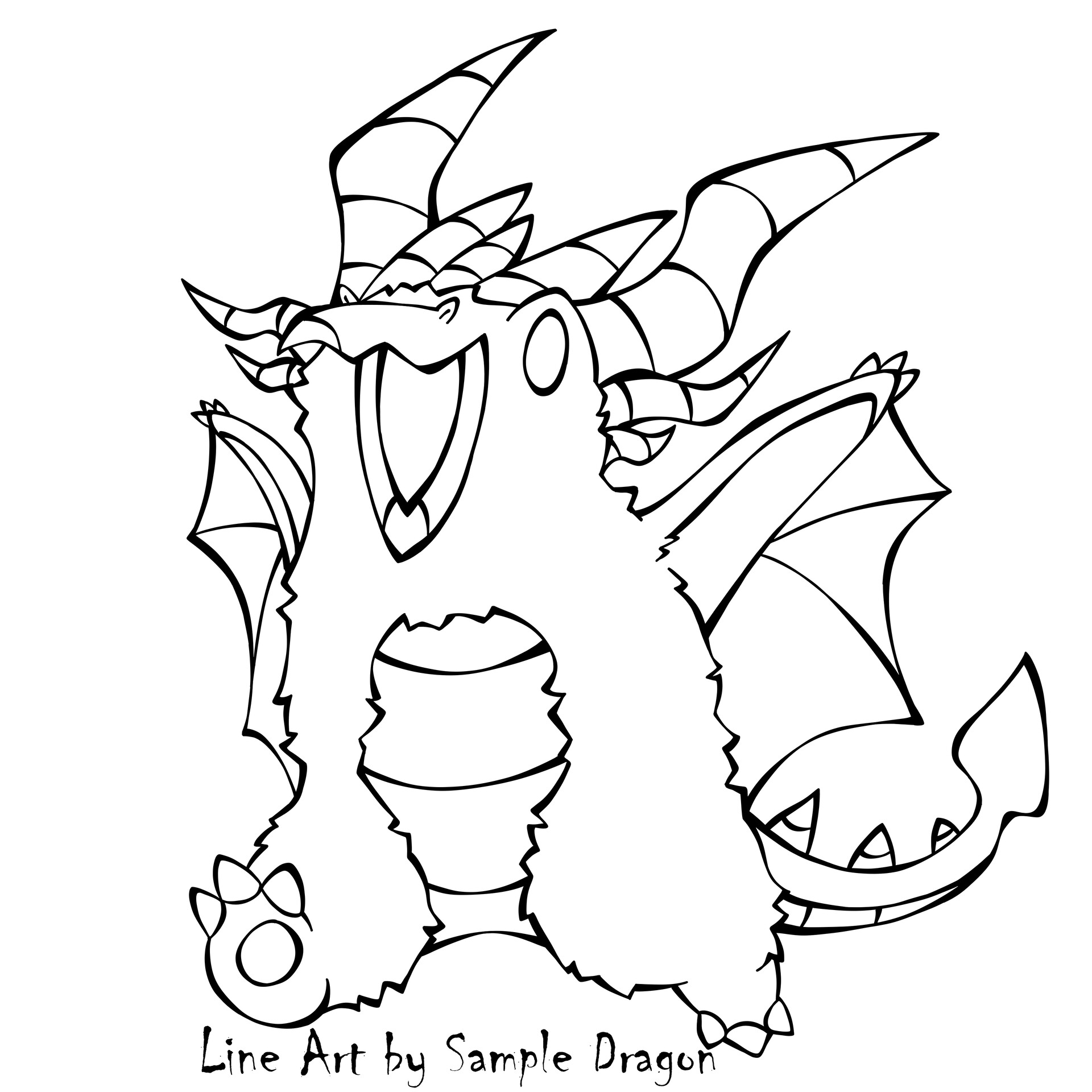 ancient dragons coloring pages