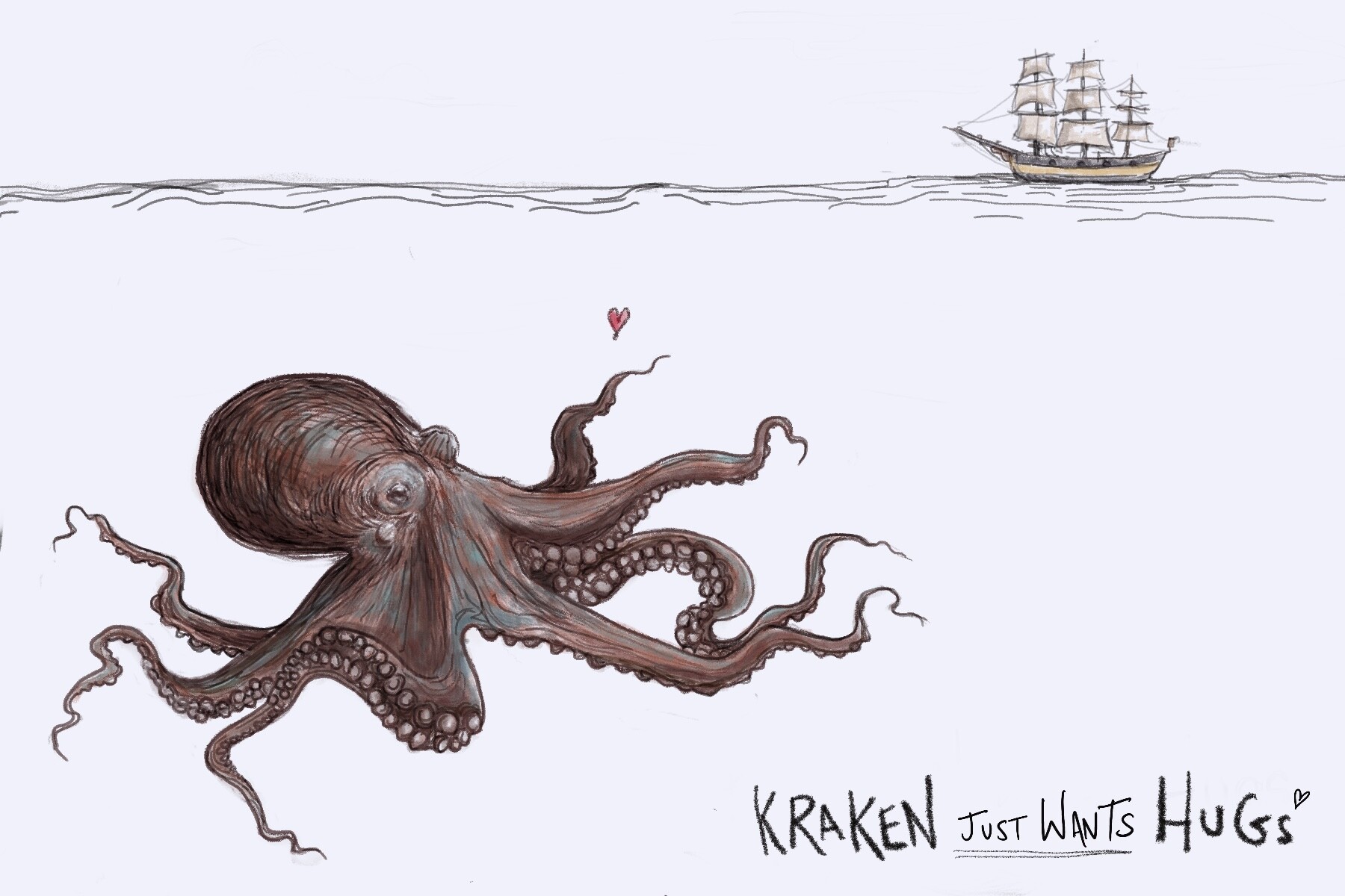 ArtStation - kraken just wants Hugs