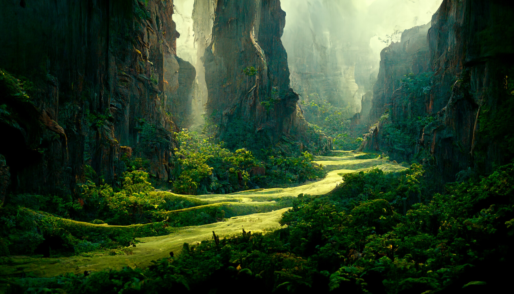 ArtStation - Misty Valley