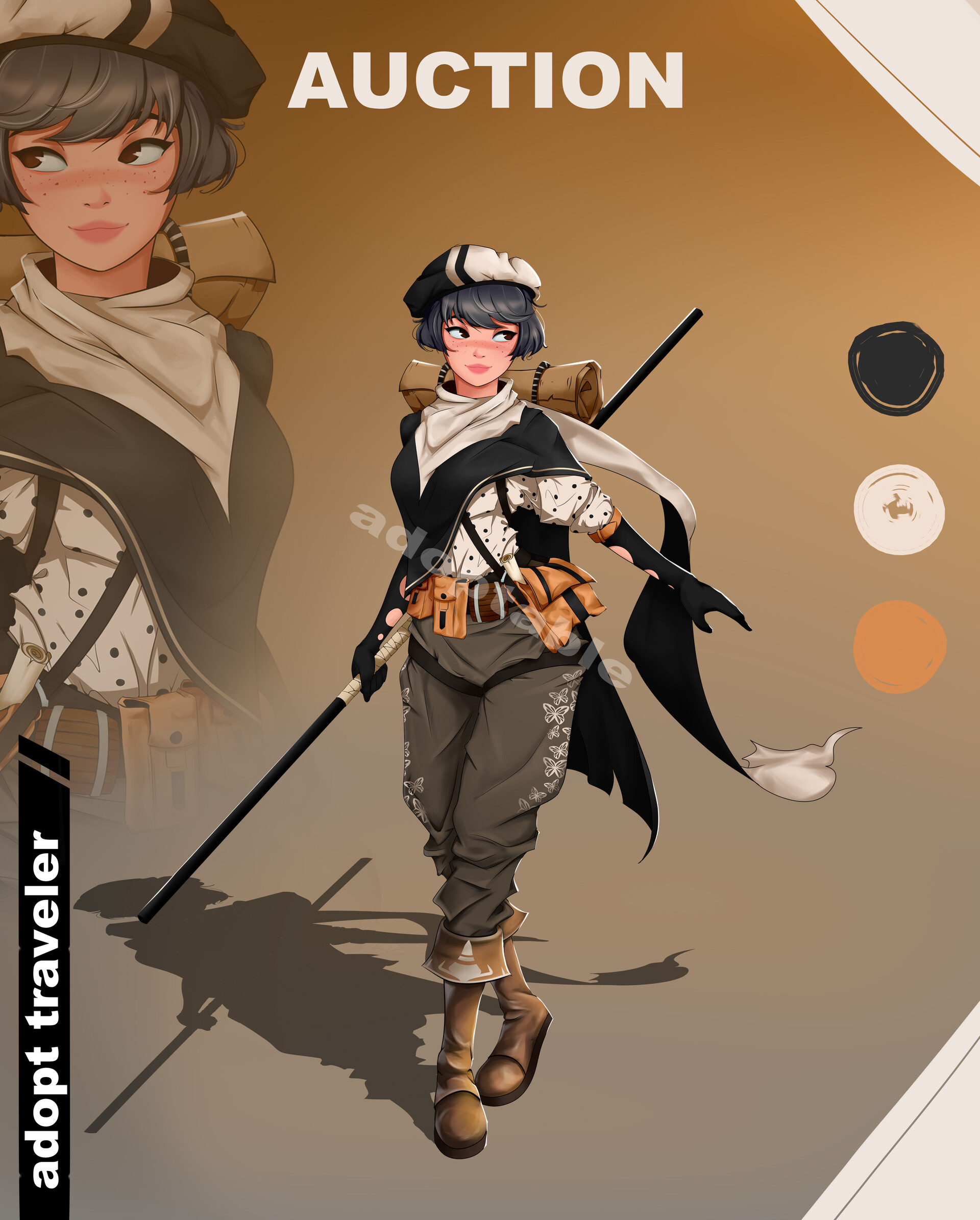 ArtStation - travel girl