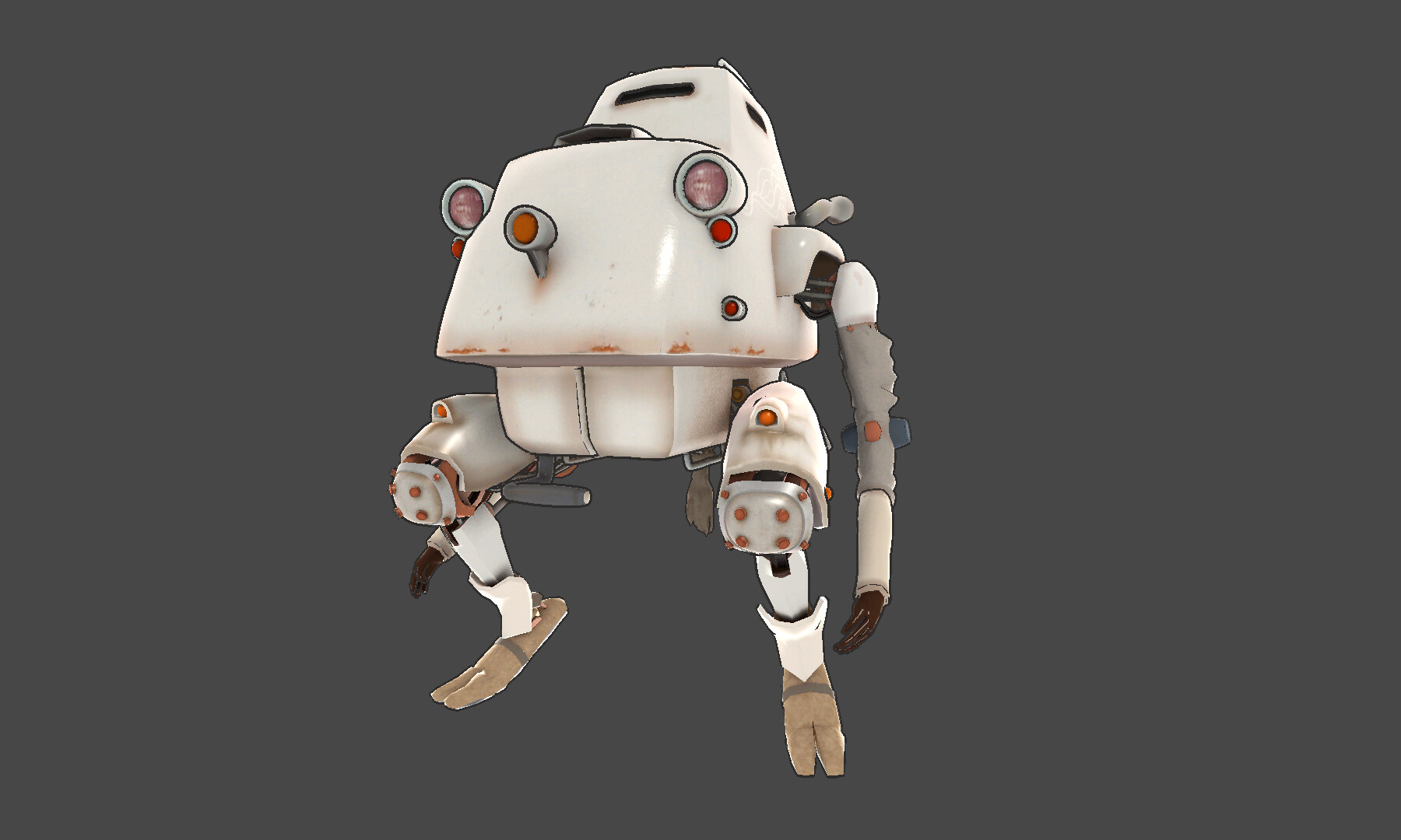 Jung Yoon - White Rabbit on Character Turntable, Toonshaded