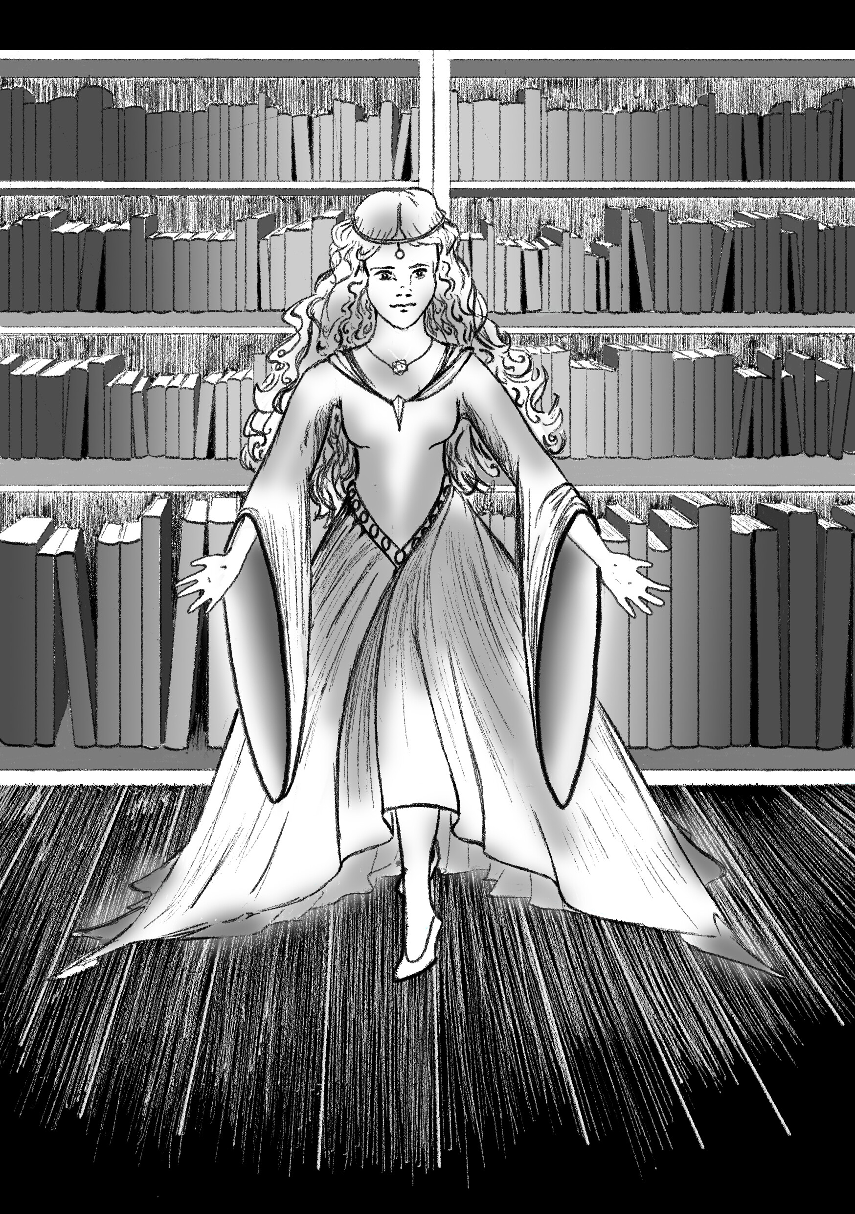 ArtStation - Lady Wisdom - Book Illustration