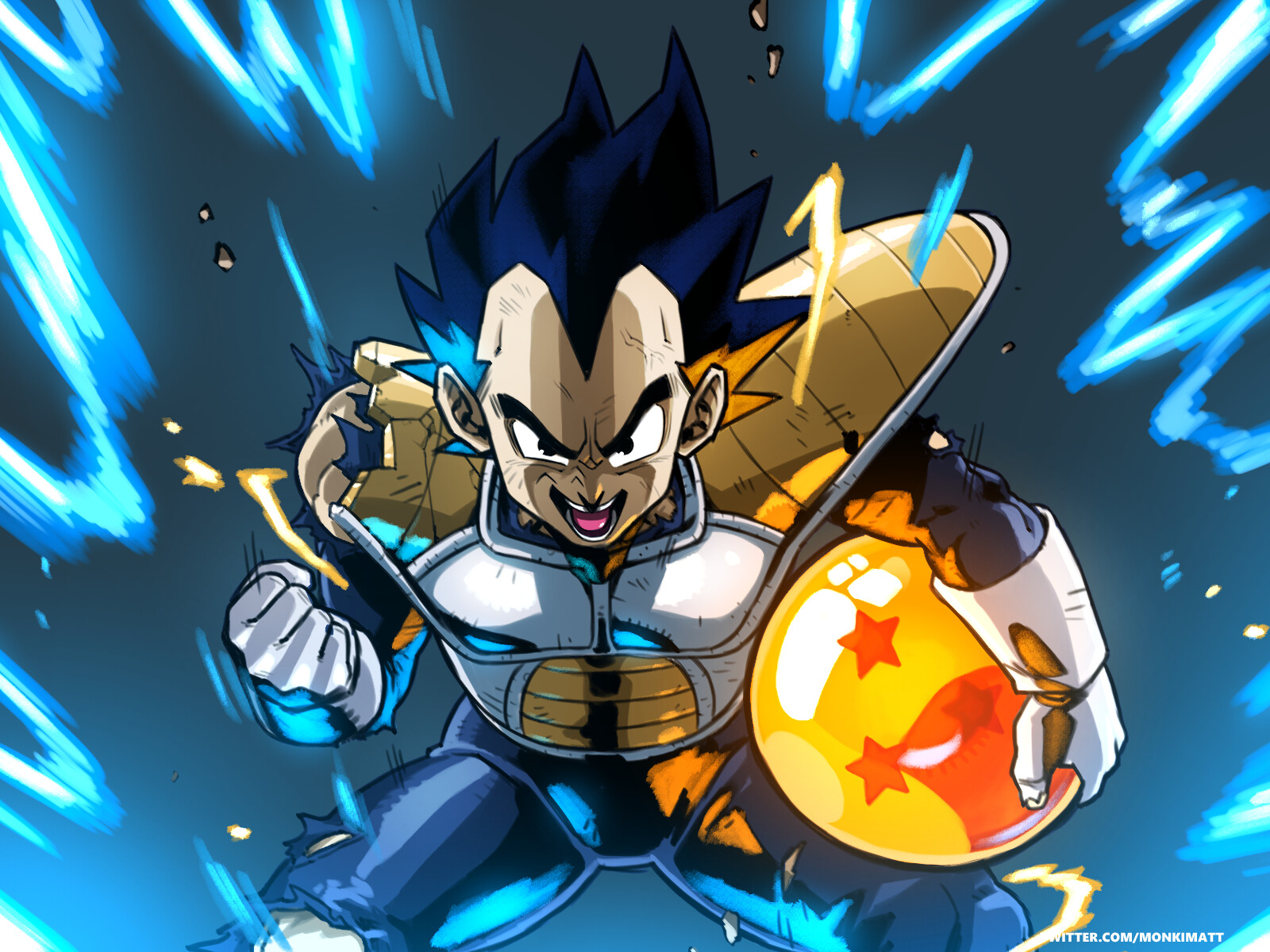 ArtStation - Prince Vegeta!