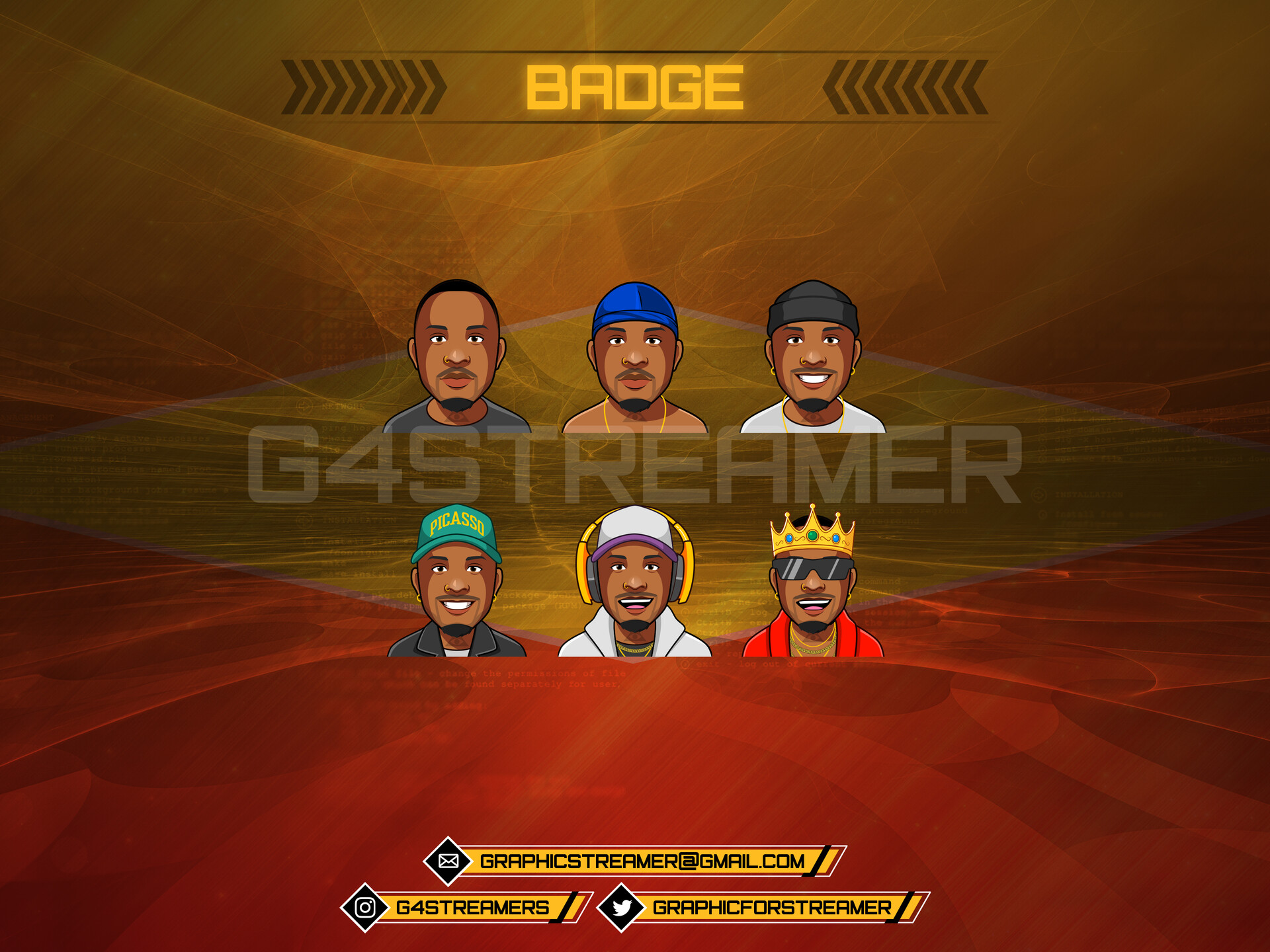 ArtStation - MAN EVOLUTION BADGES