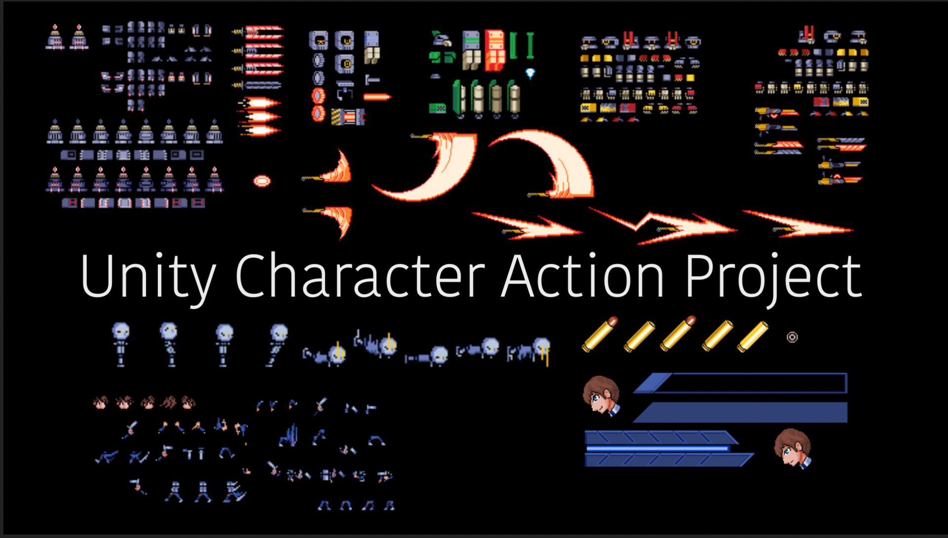ArtStation - Sprite Animation Test - Unity Character Action Project