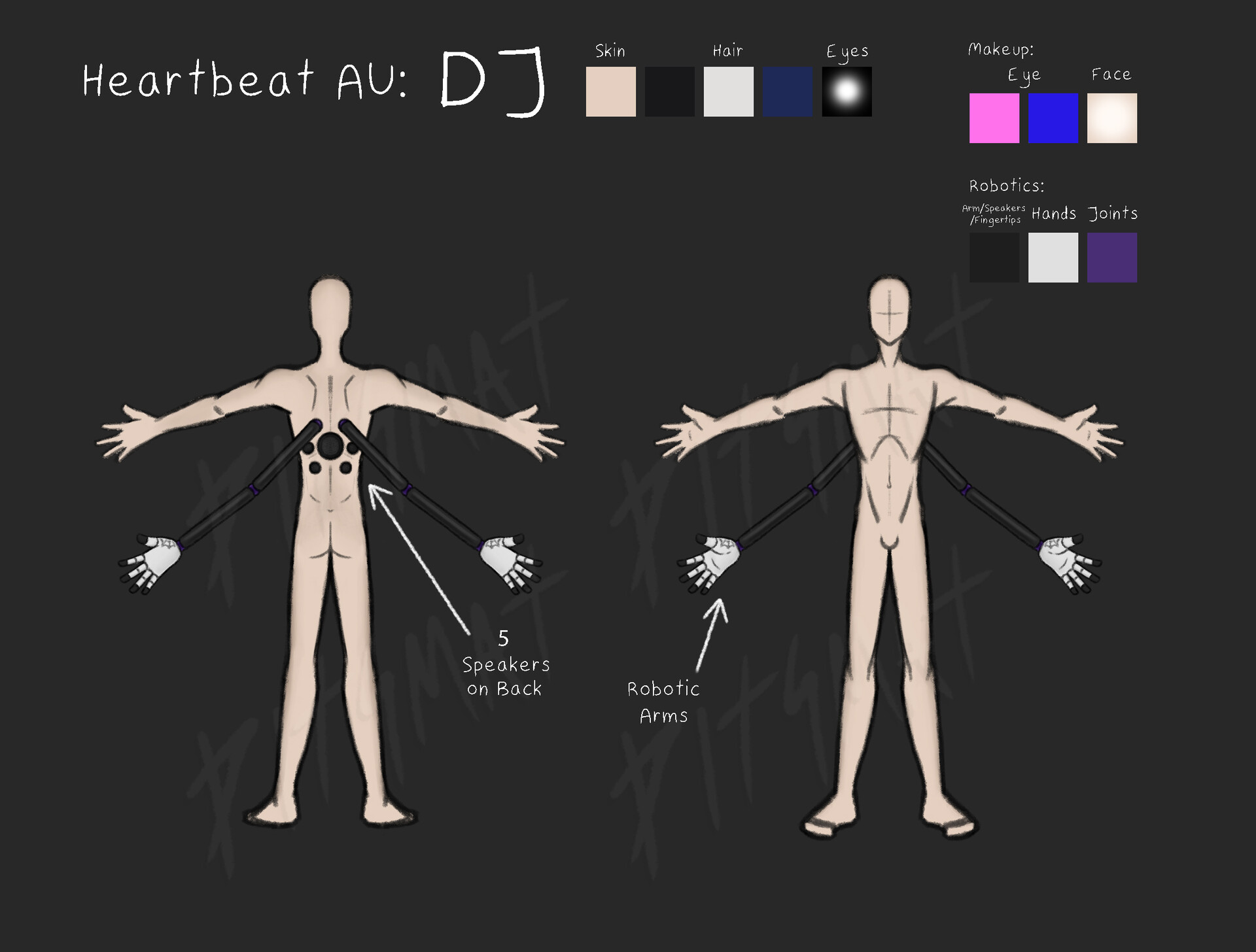 pitsmat - Heartbeat - DJ - Ref Sheet