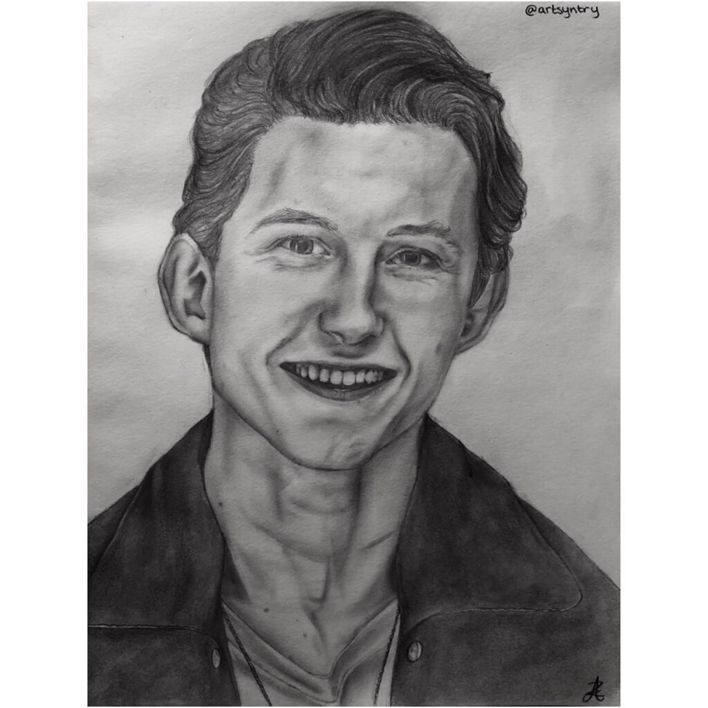 ArtStation - Tom Holland portraits