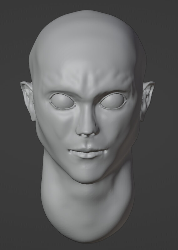 ArtStation - head sculpt practise 3