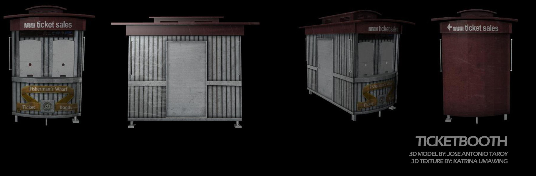 ArtStation - (Collab) Ticket Booth