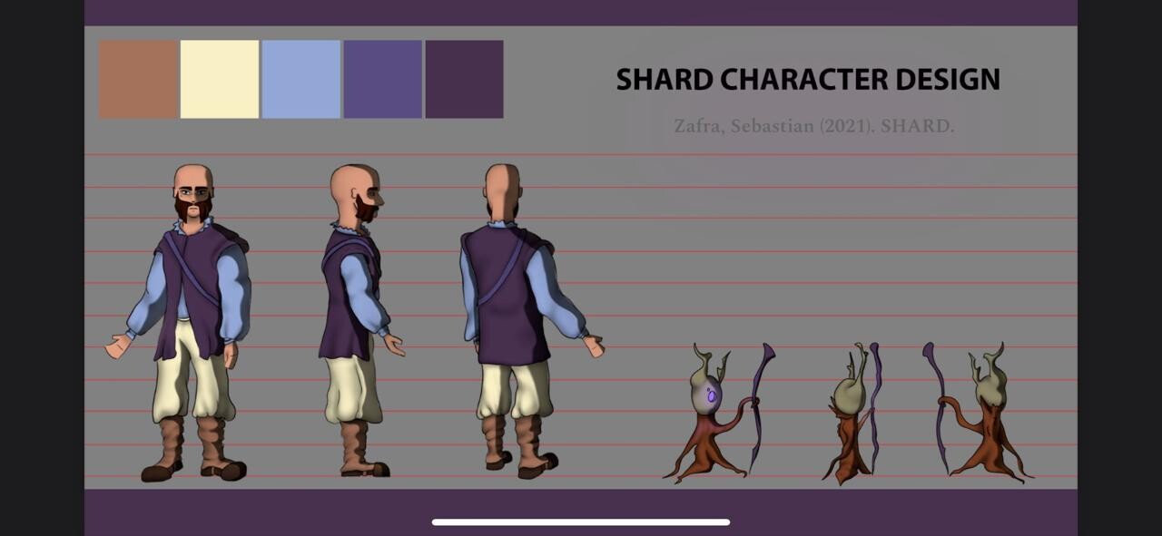 ArtStation - Props y Personajes creados para proyecto: Shard