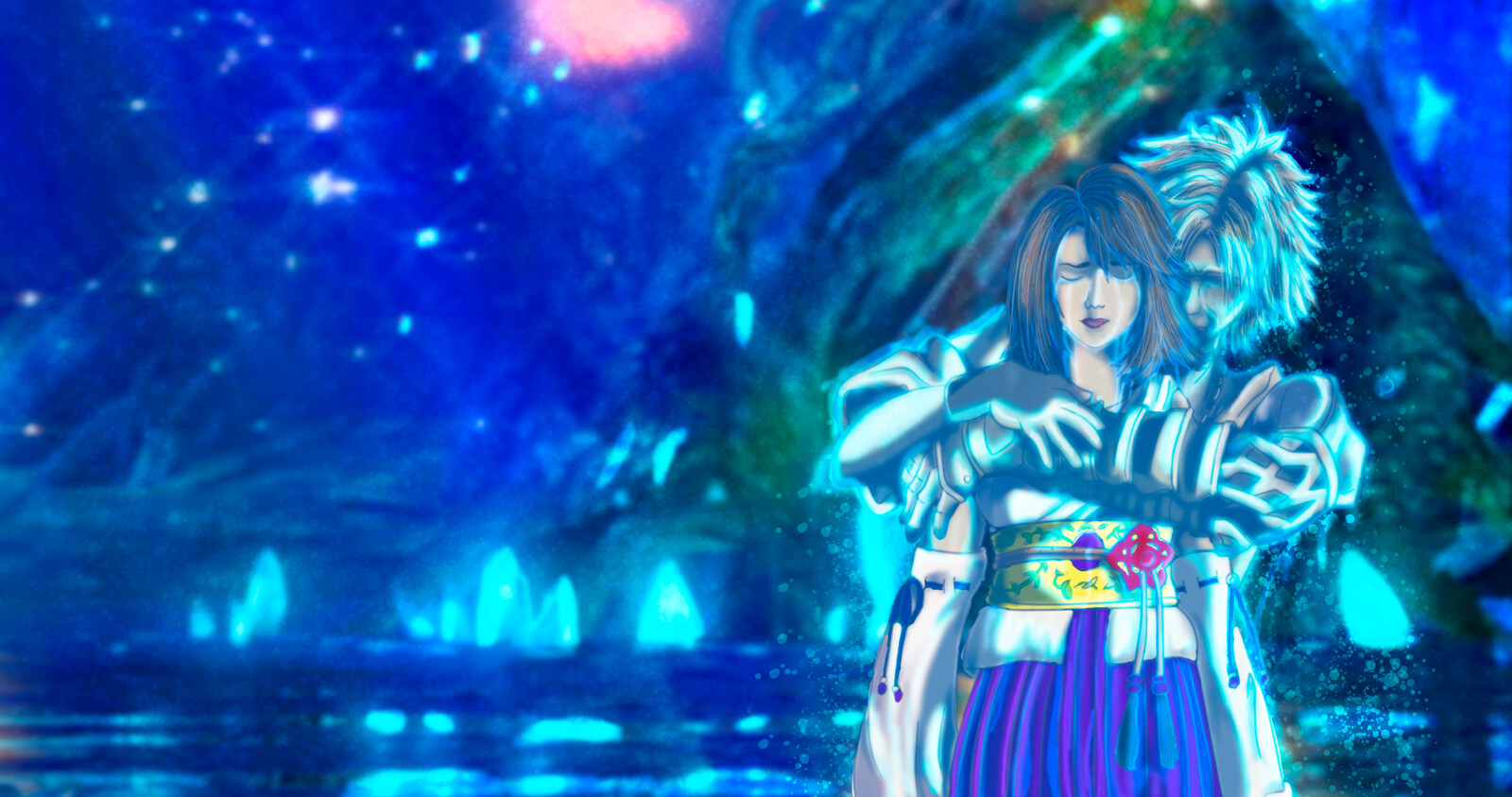 Herman Tellez - Yuna and Tidus Macalania Woods