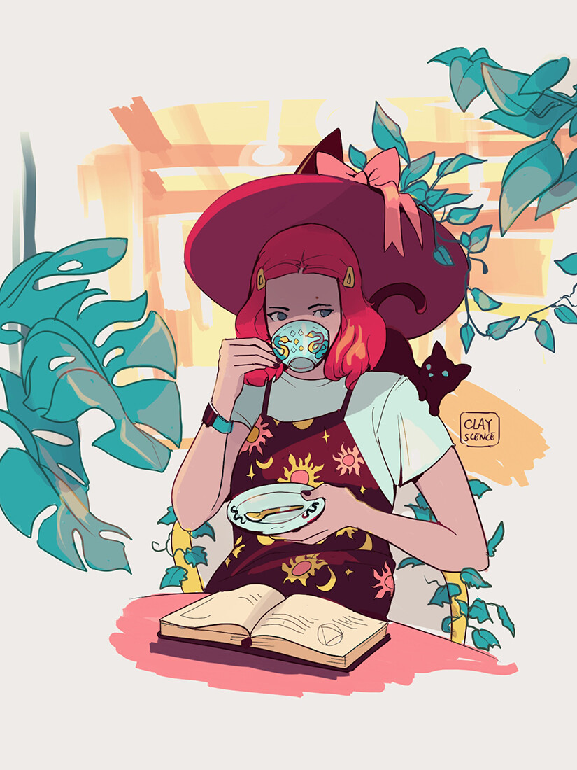 ArtStation - Coffee witch