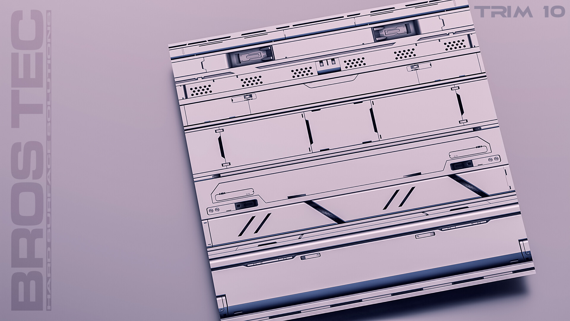 Blender Bros - SciFi Trim Sheets and Decals