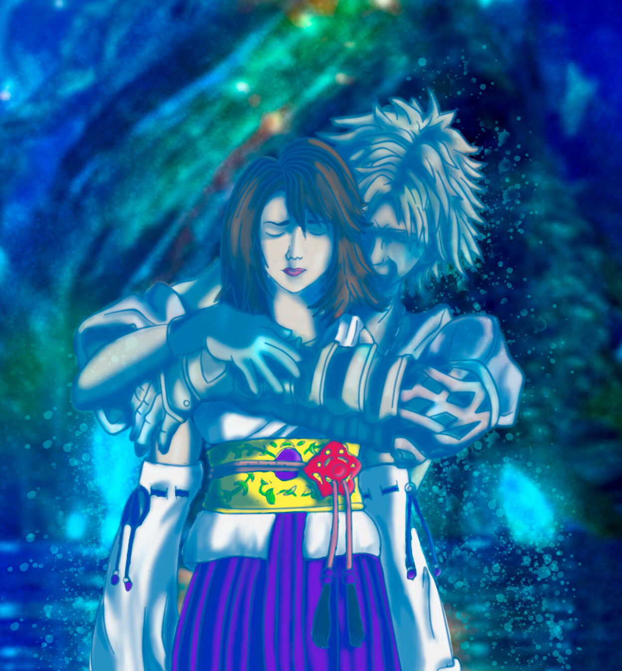 Herman Tellez - Yuna and Tidus Macalania Woods