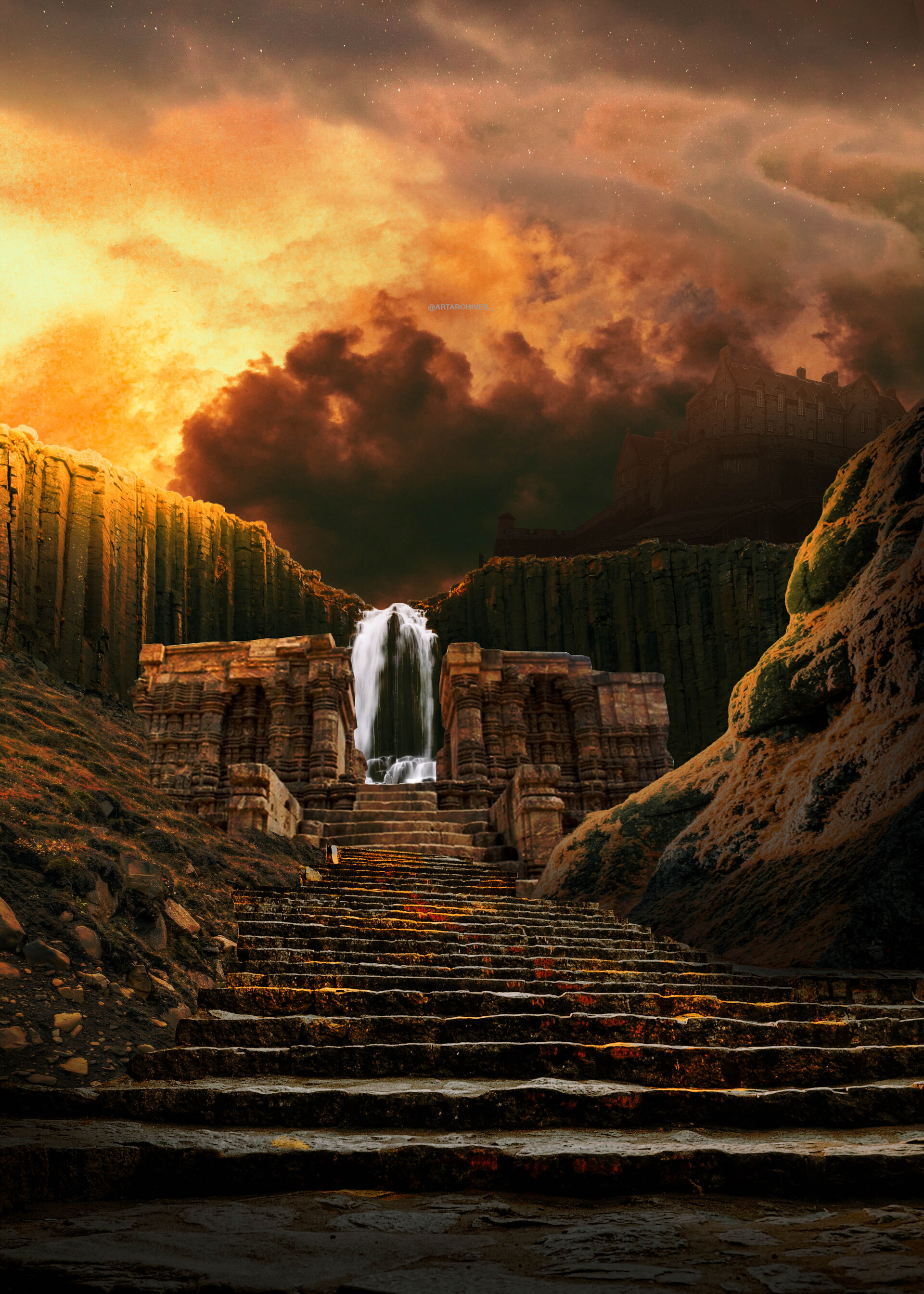 ArtStation - Rocky Stairs