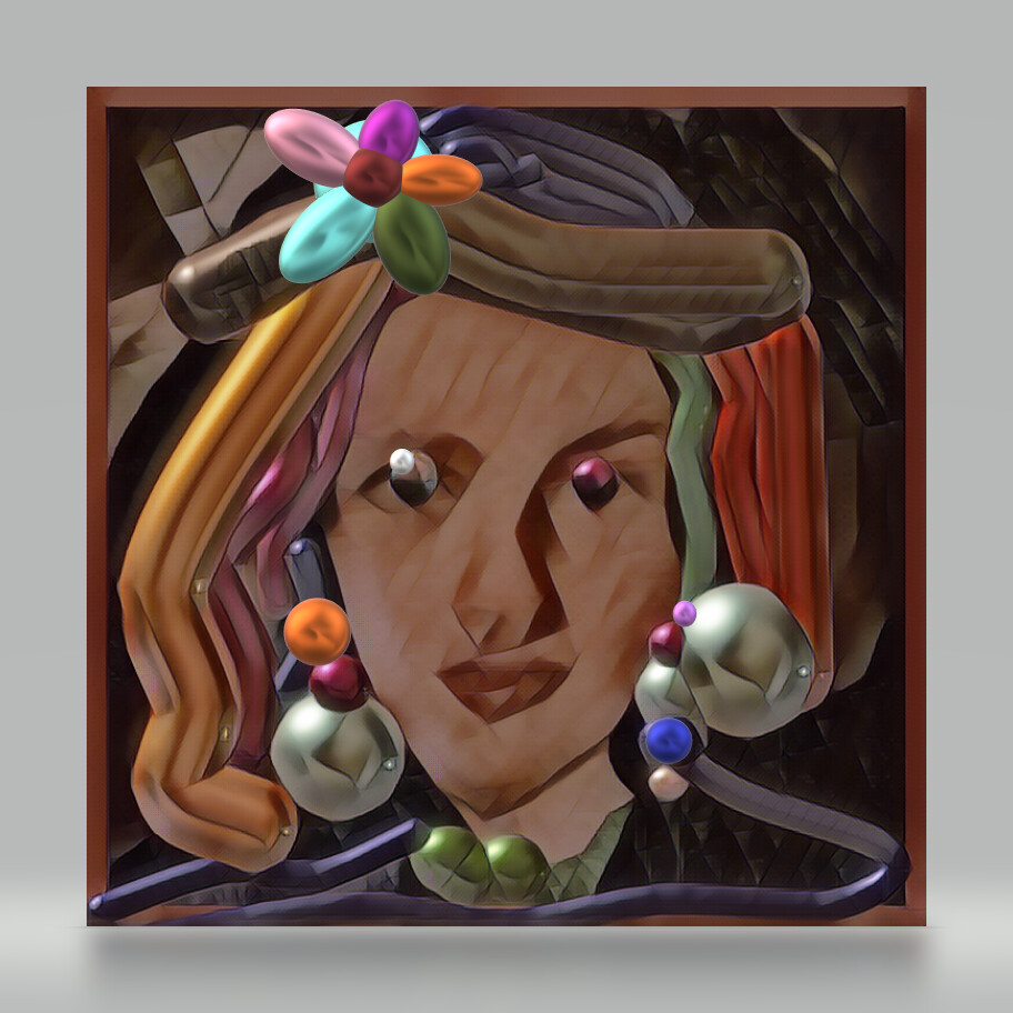 ArtStation - woman gold