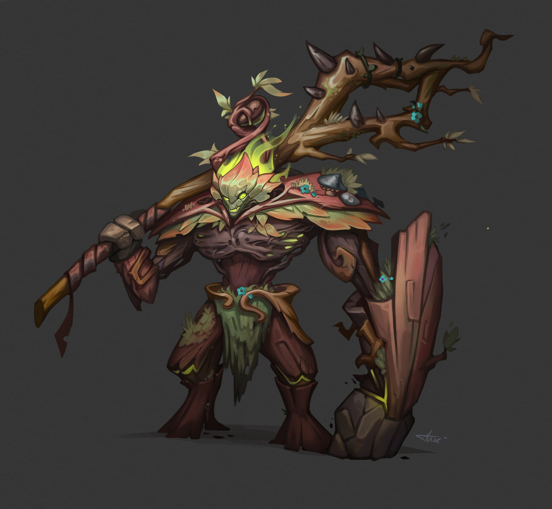 ArtStation - Forest warrior
