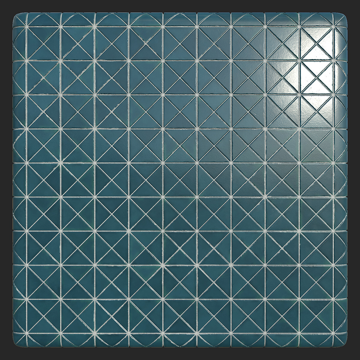 TextureCan - Triangle Ceramic Tiles (FREE PBR Texture)