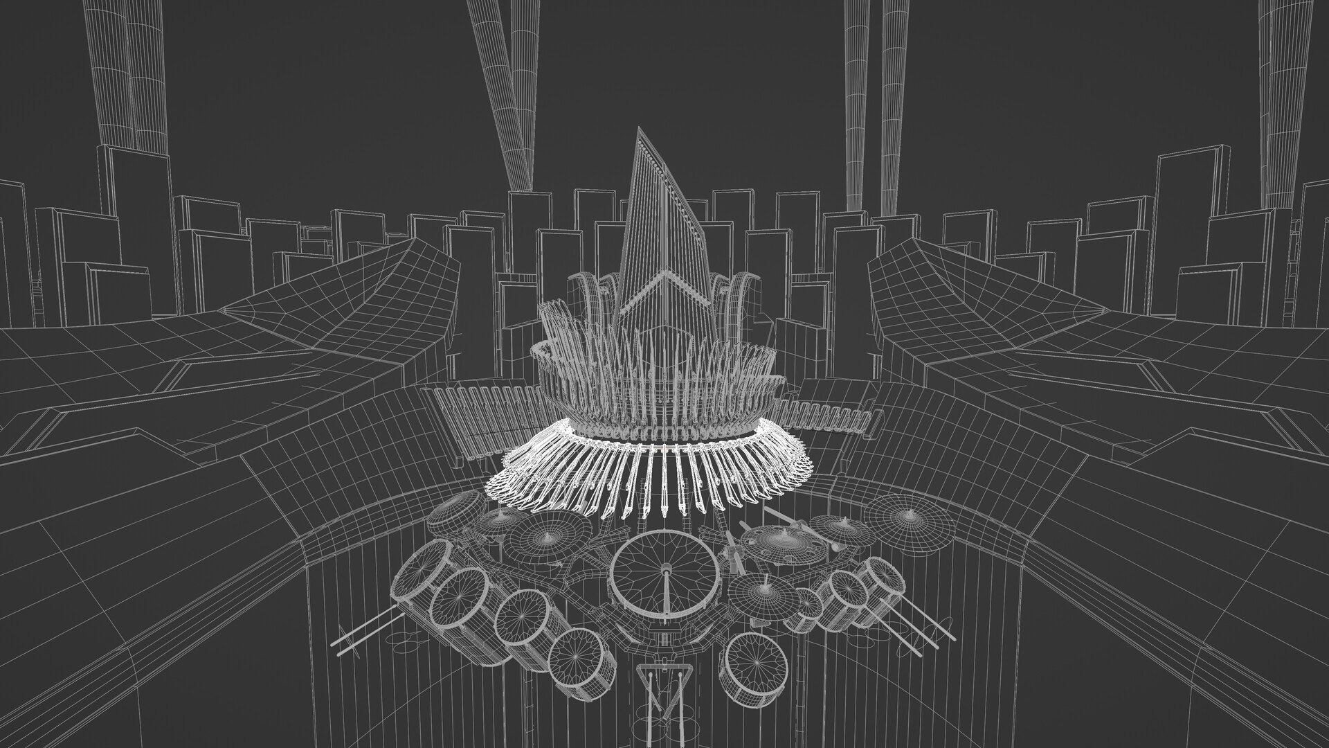 Noah Mesh - Radiant Ensemble - MIDI Driven Musical Animation