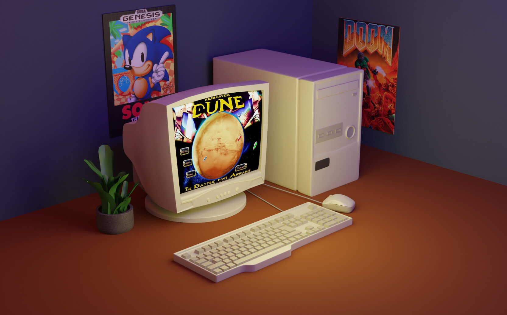 ArtStation - Old computer