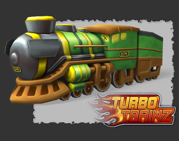 ArtStation - Very bright Trains