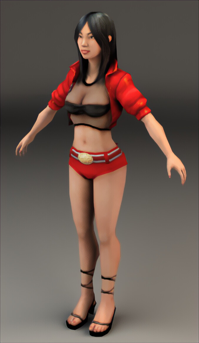 ArtStation - Hand Painted Hotties