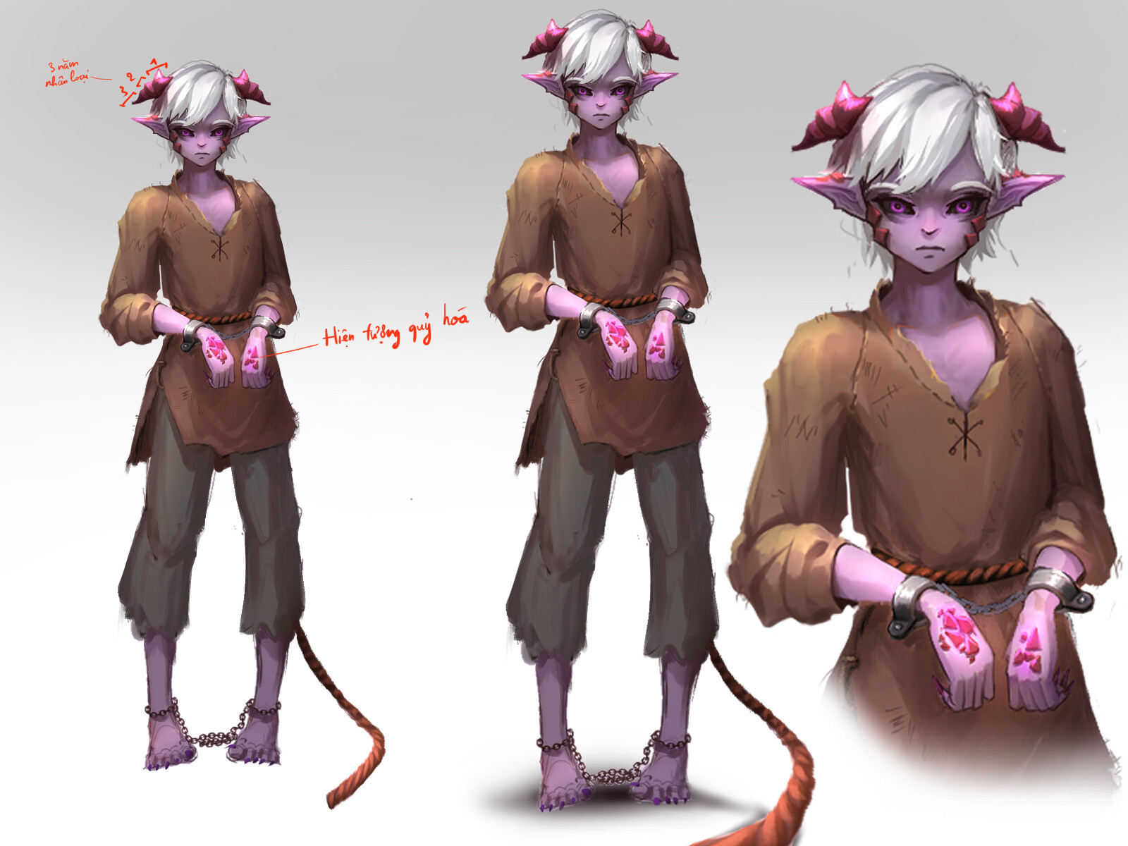 ArtStation - Akai - NPC for DnD Campaign