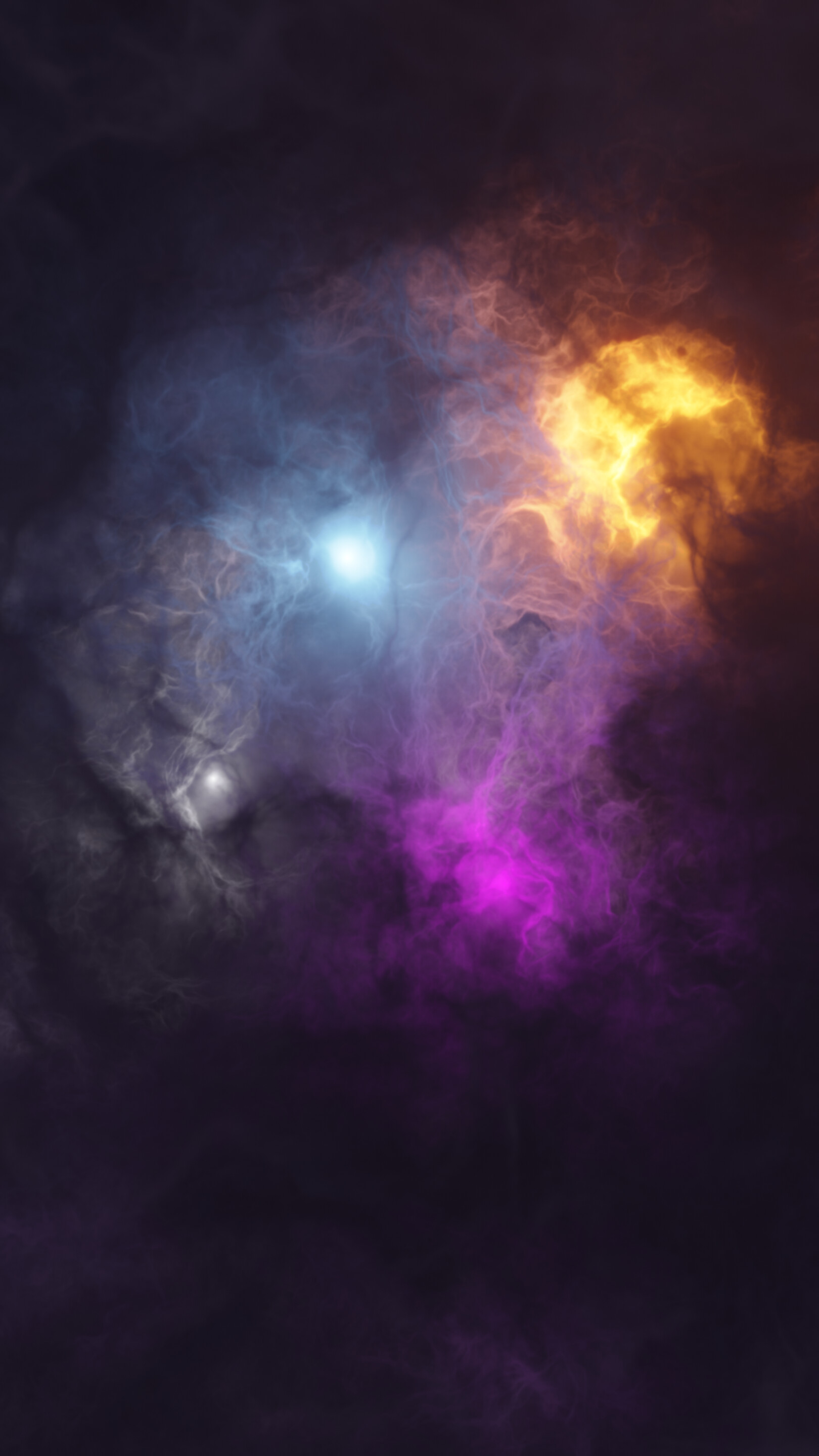 ArtStation - Glowing galaxy neon