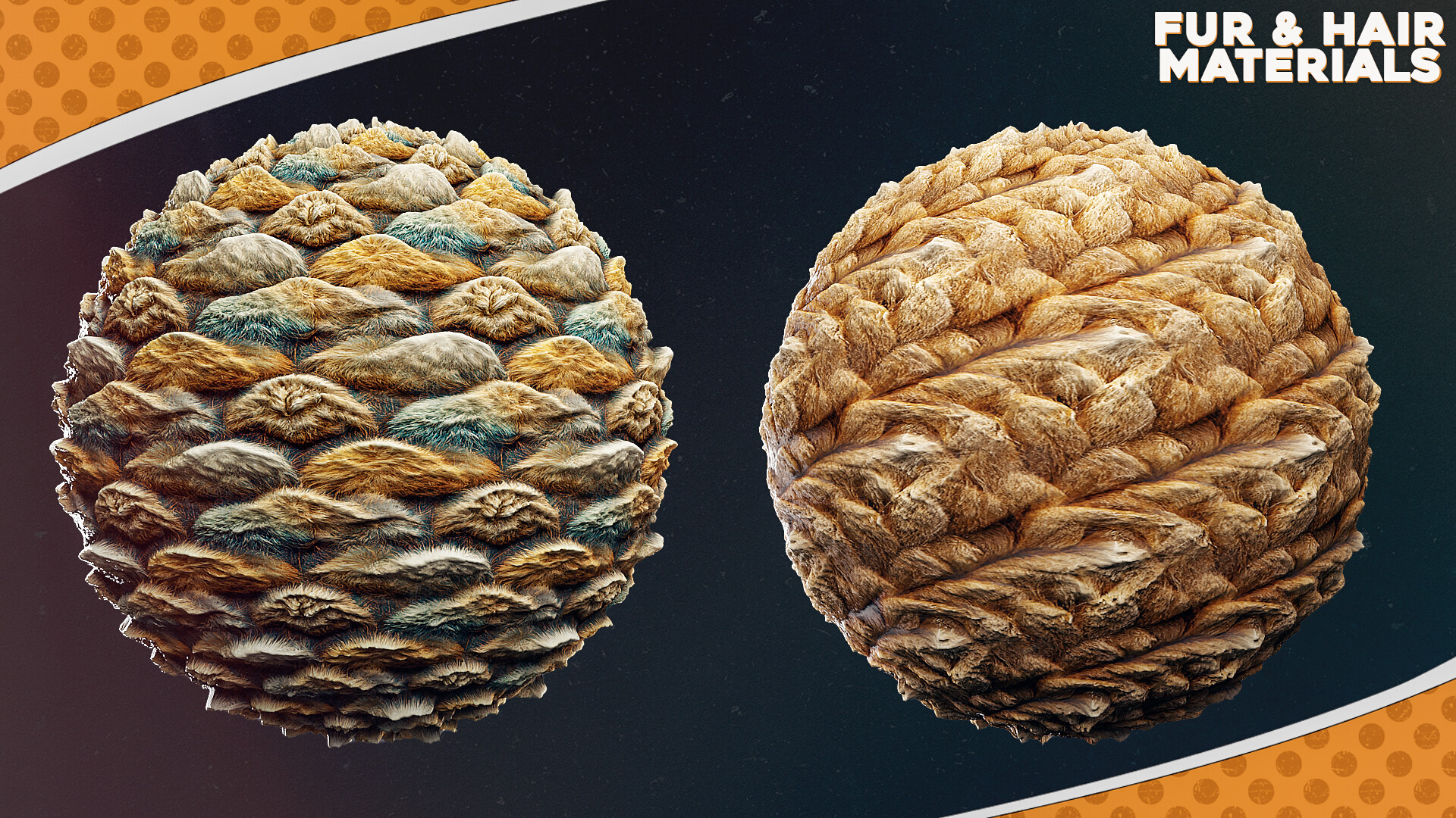 VK GameDev - Fur And Hair Materials For Blender (Cycles, Eevee)