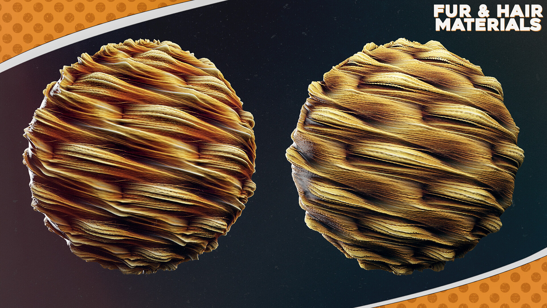 VK GameDev - Fur And Hair Materials For Blender (Cycles, Eevee)