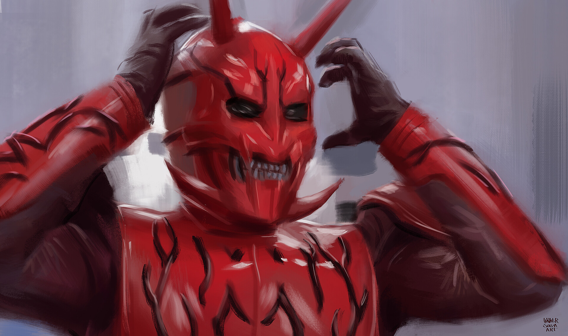 Wilker Souza - Momotaros... painting study