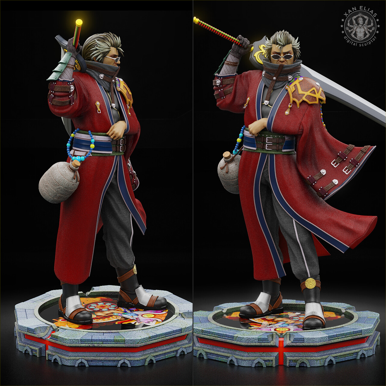 Xan Elías - FFX Auron 1:4 collectible statue