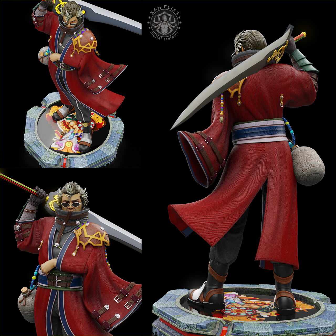 Xan Elías - FFX Auron 1:4 collectible statue
