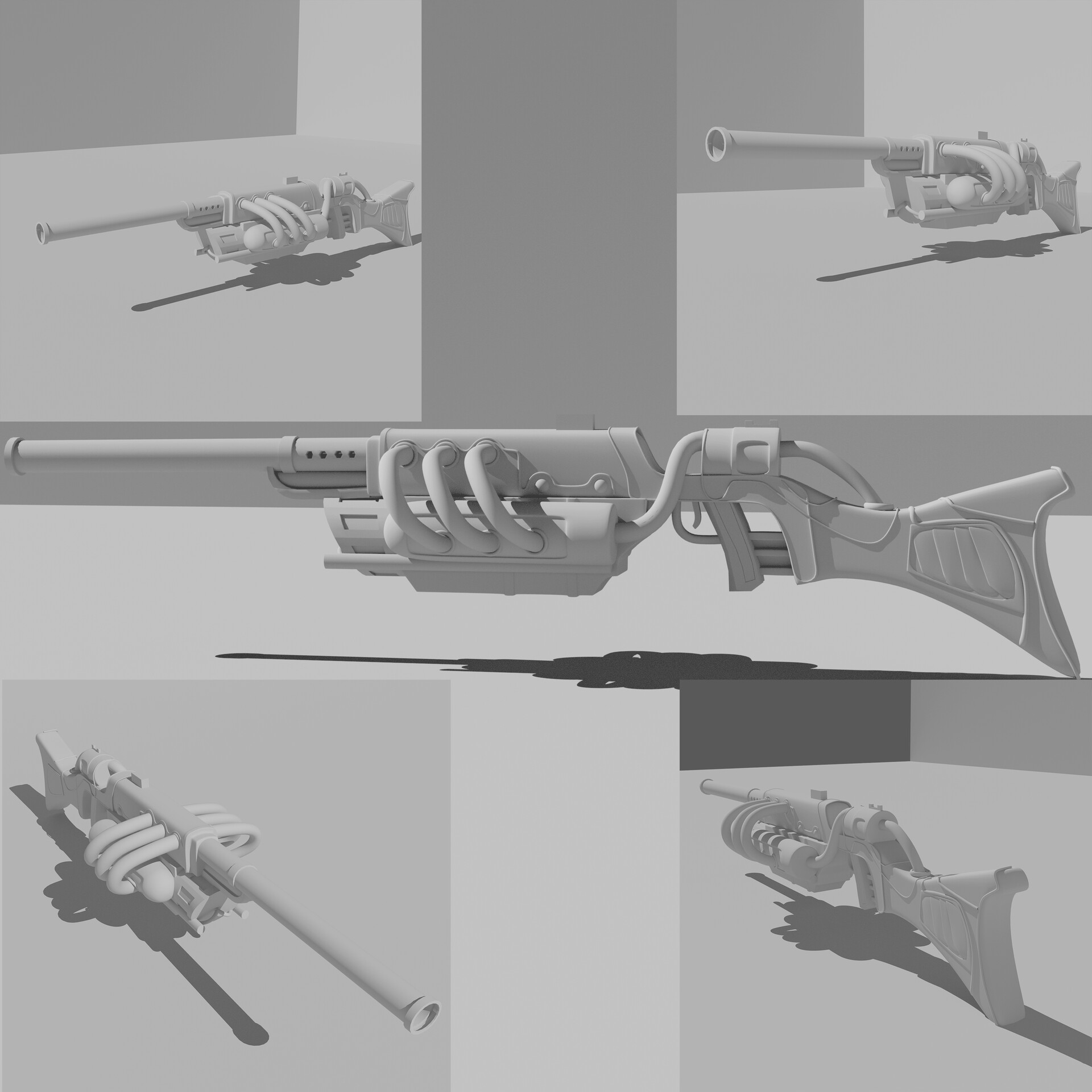 ArtStation - 3d Gun Model